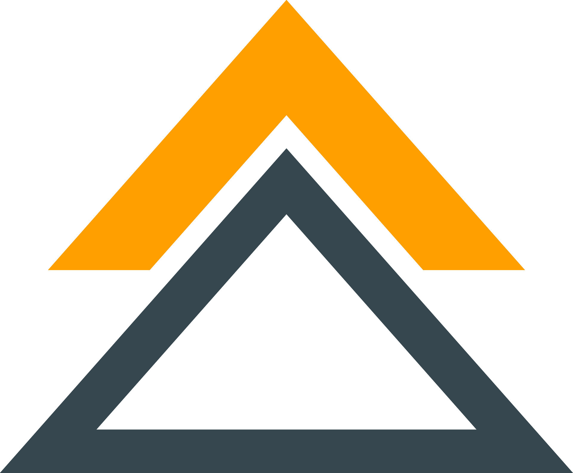 Triangle shape in flat style. 24882162 Vector Art at Vecteezy