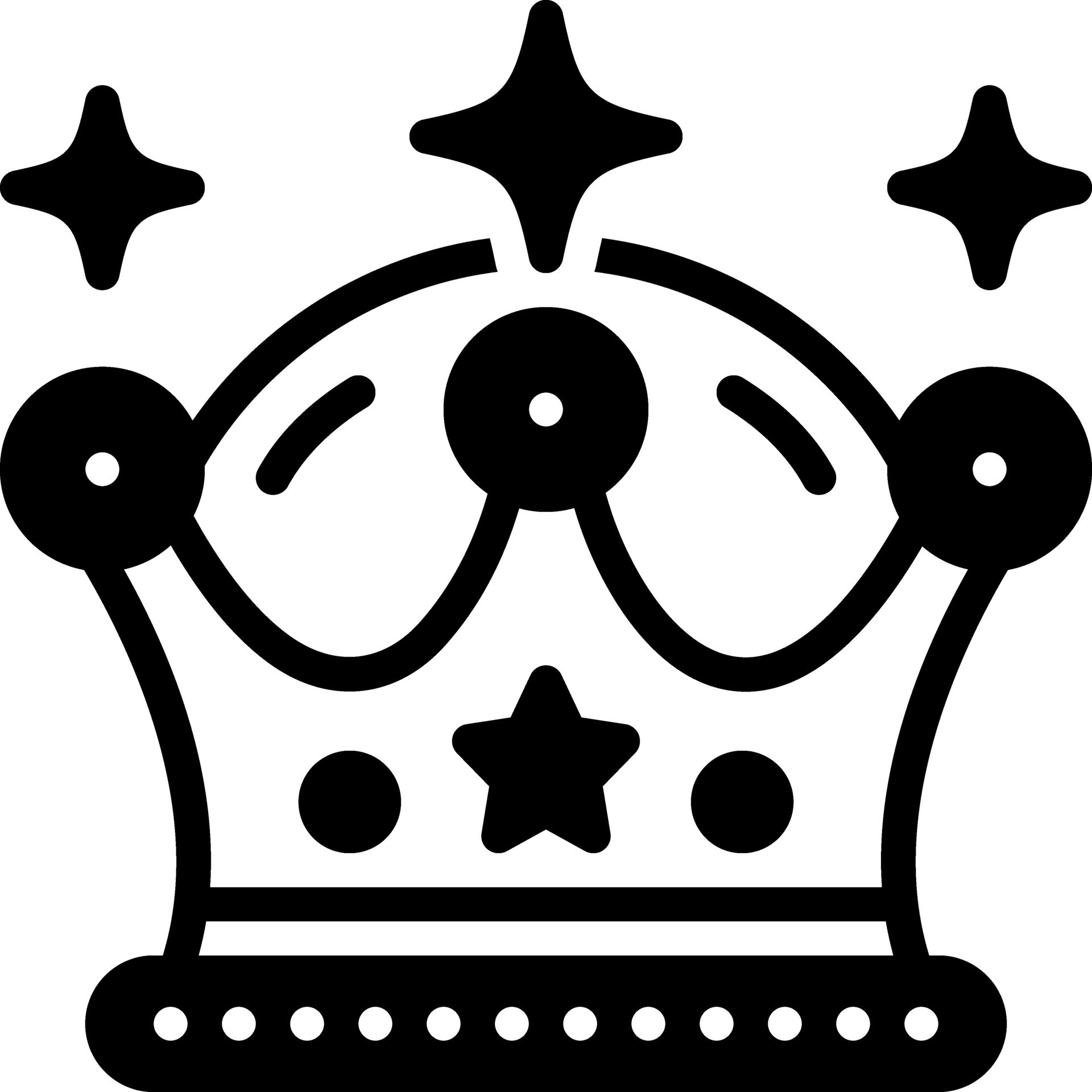 solid icon for crown 24882862 Vector Art at Vecteezy