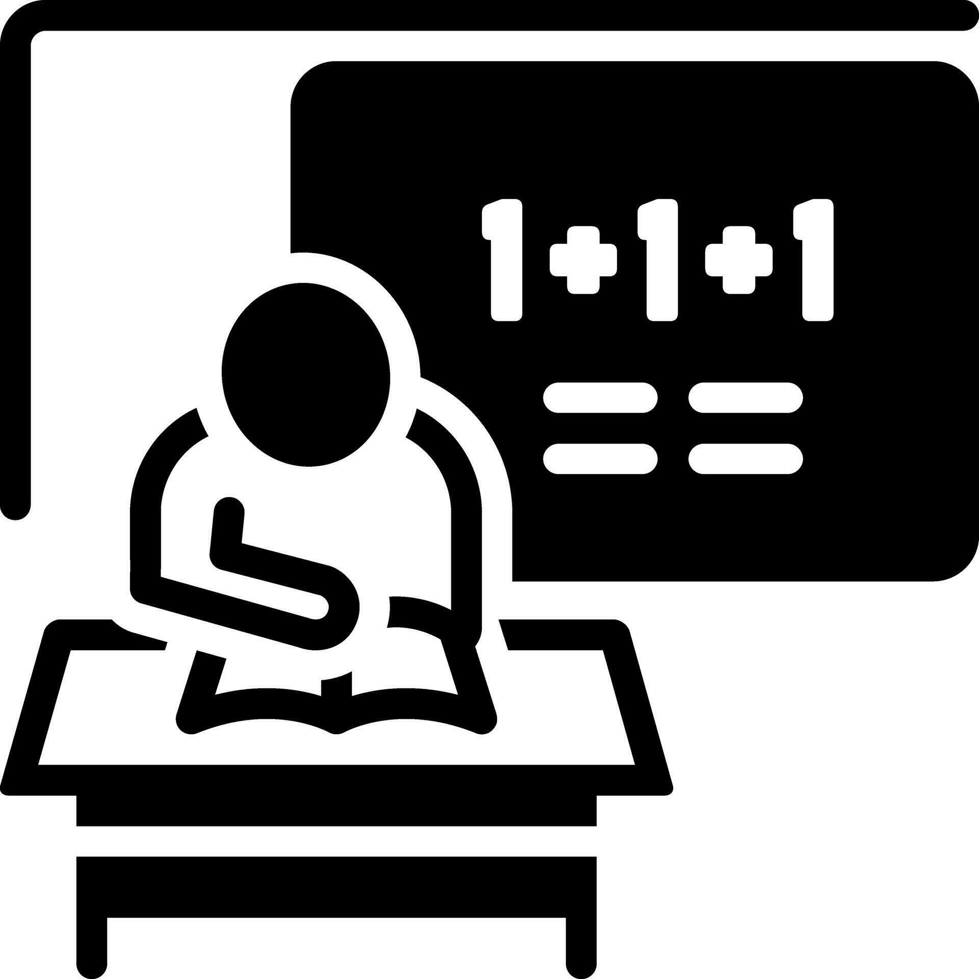 solid icon for classwork 24883061 Vector Art at Vecteezy
