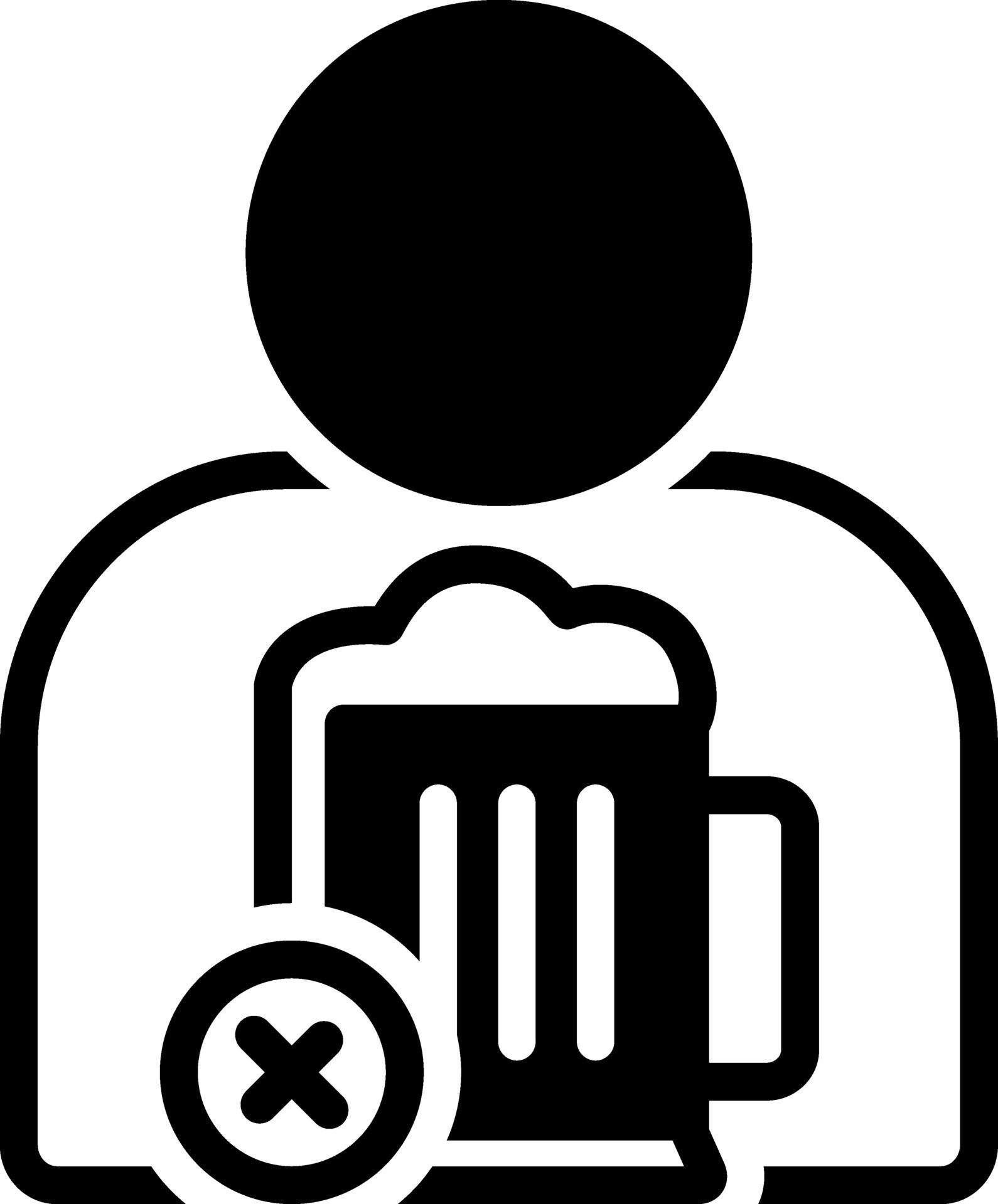 solid icon for avoided 24883610 Vector Art at Vecteezy