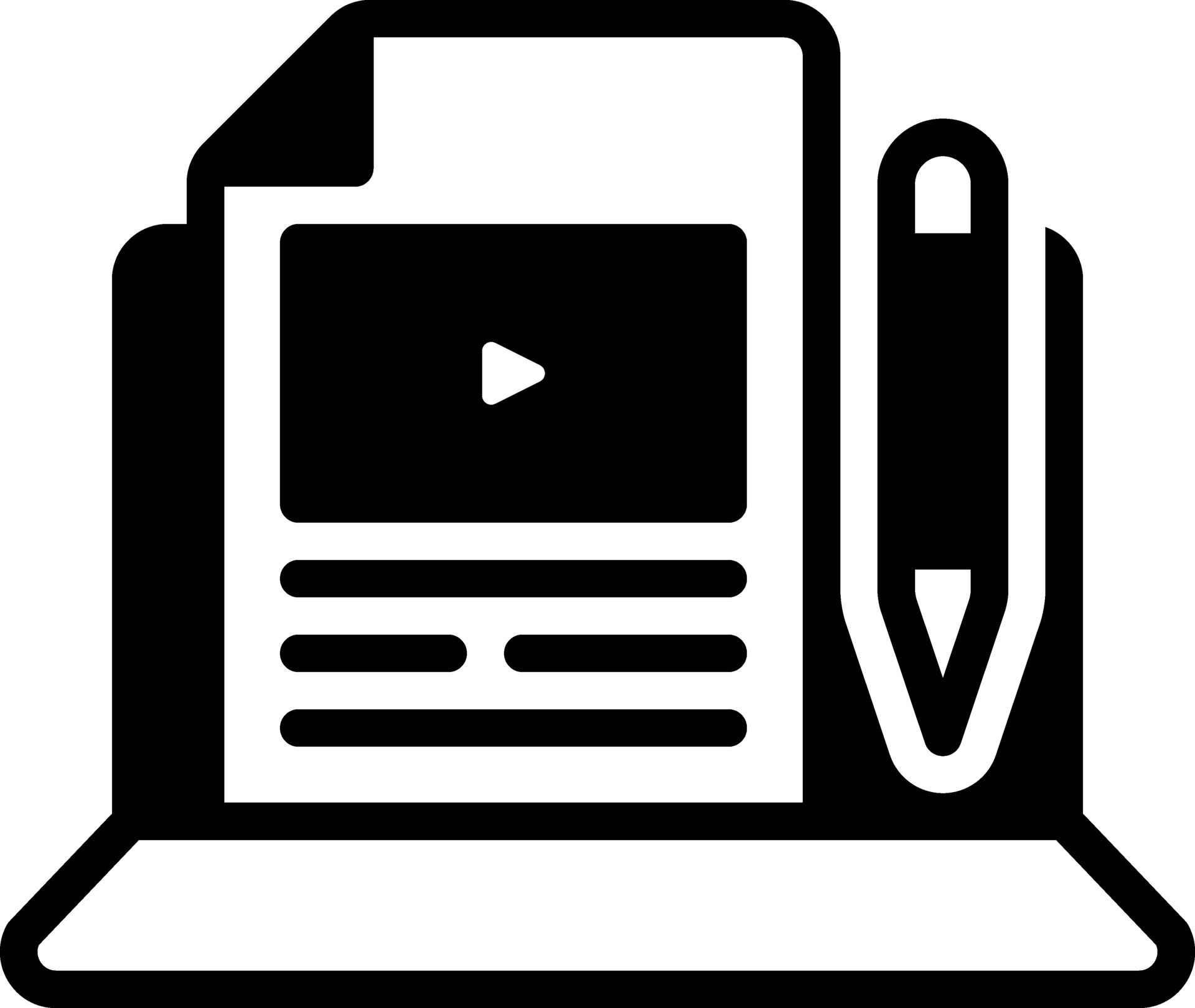 solid icon for editor 24883926 Vector Art at Vecteezy