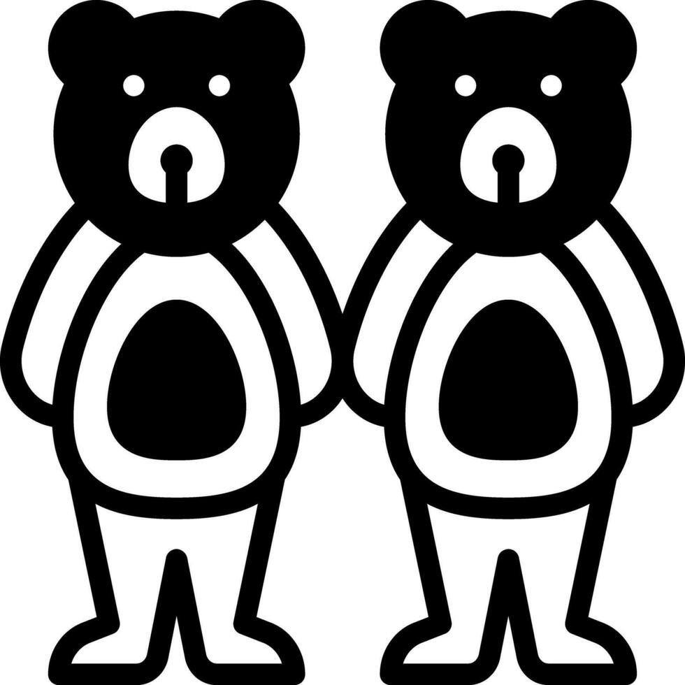 solid icon for bears 24883954 Vector Art at Vecteezy