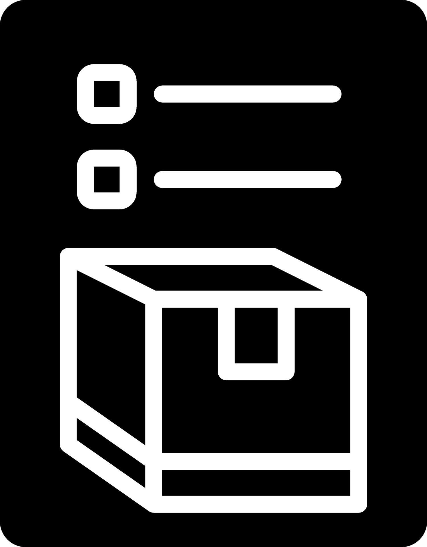 solid icon for inventory 24884093 Vector Art at Vecteezy