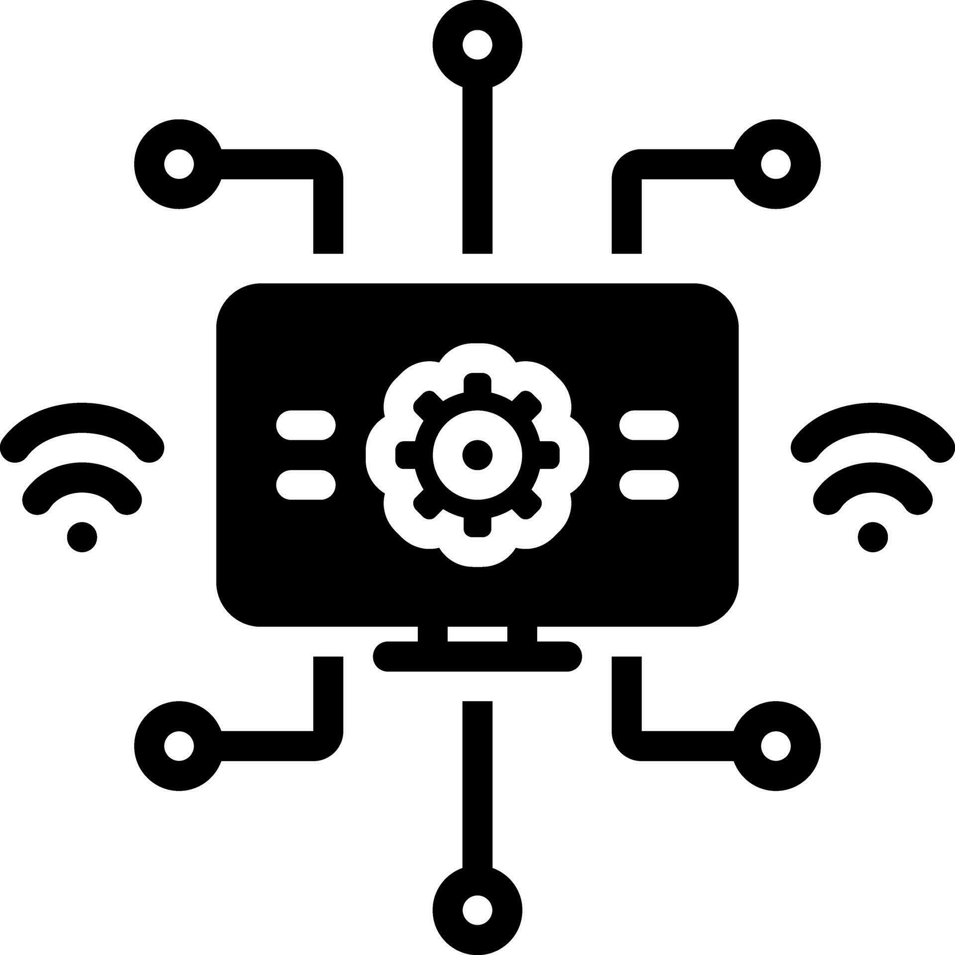 solid icon for modernization 24884338 Vector Art at Vecteezy