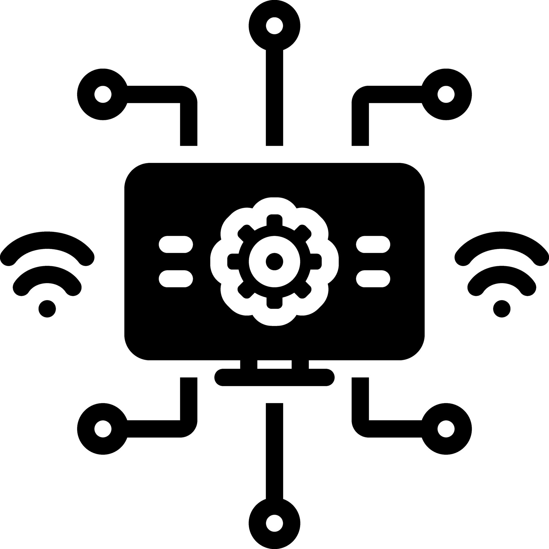 solid icon for modernization 24884338 Vector Art at Vecteezy