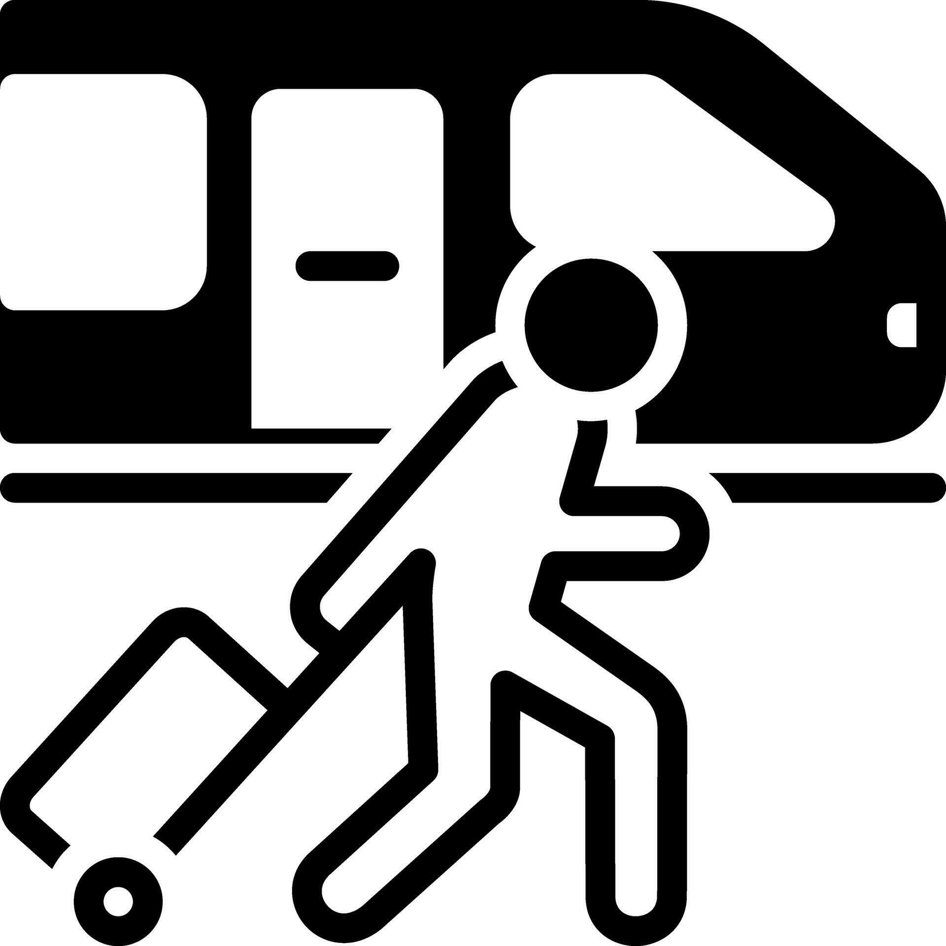 solid icon for passenger train 24884545 Vector Art at Vecteezy