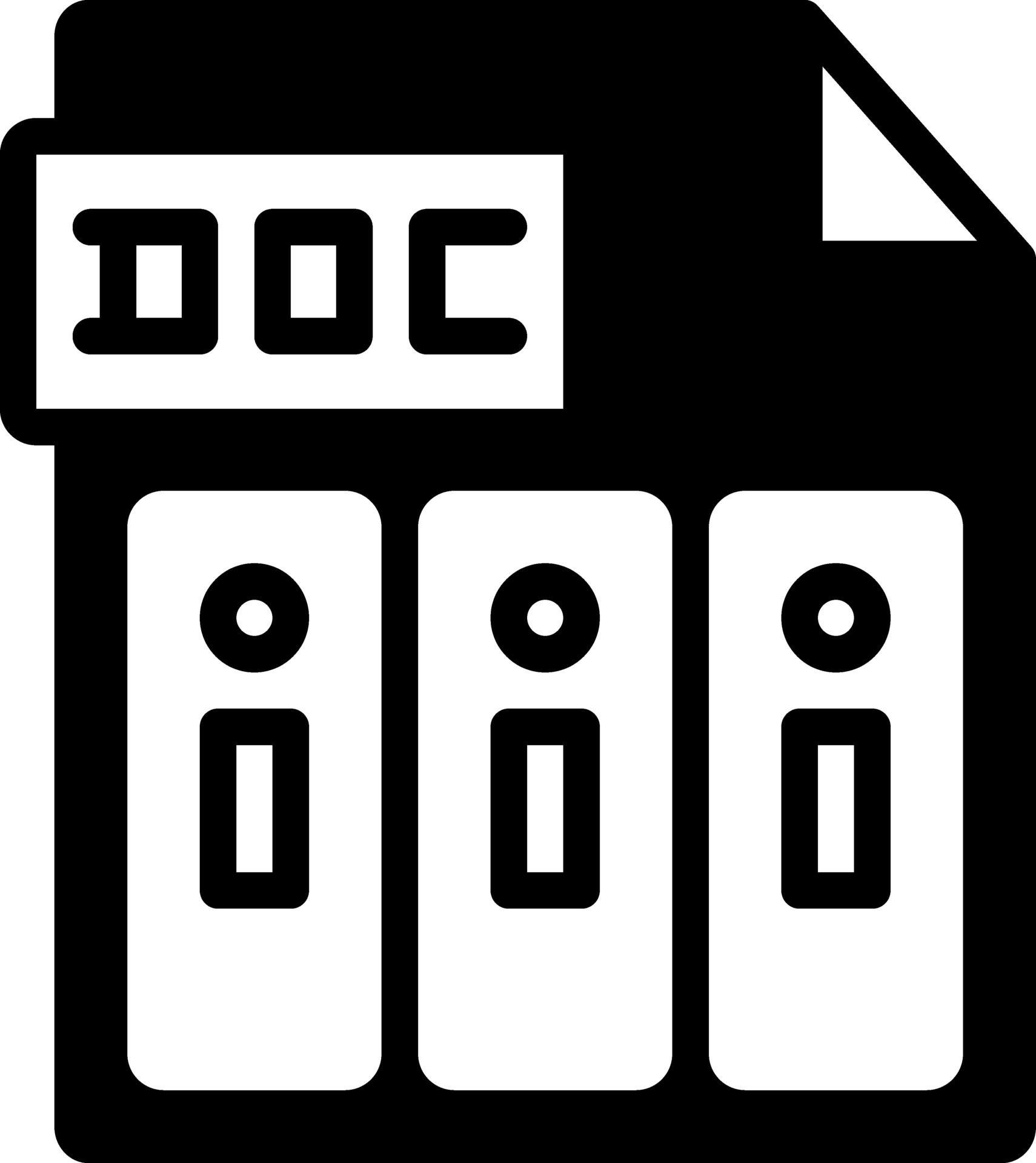 solid icon for doc 24884709 Vector Art at Vecteezy