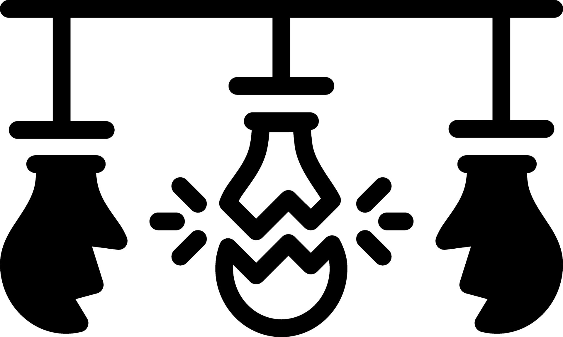 solid icon for broken 24884762 Vector Art at Vecteezy