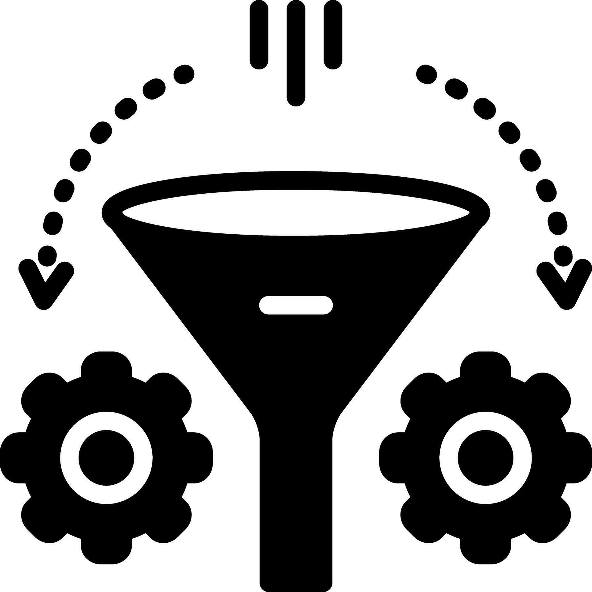 solid icon for refinement 24884811 Vector Art at Vecteezy