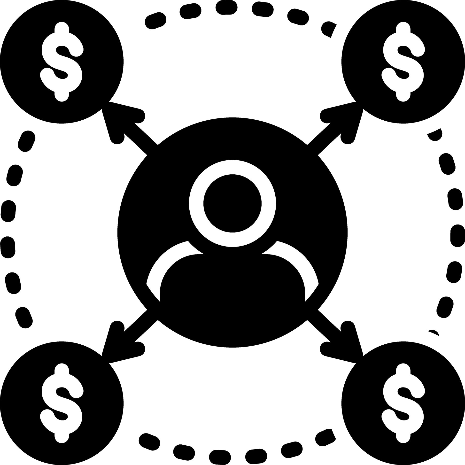 solid icon for borrower 24884882 Vector Art at Vecteezy