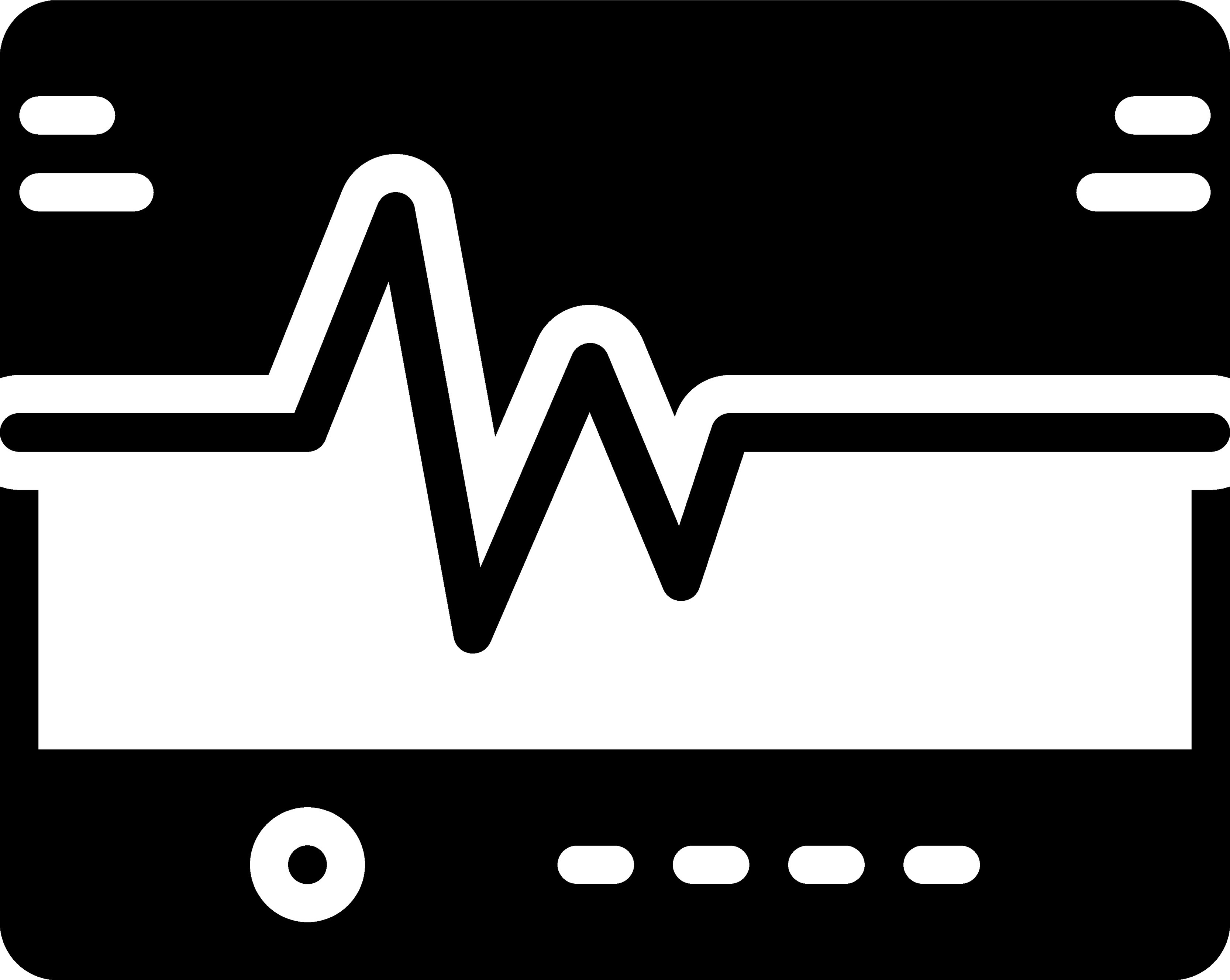 solid icon for flatlining 24885127 Vector Art at Vecteezy