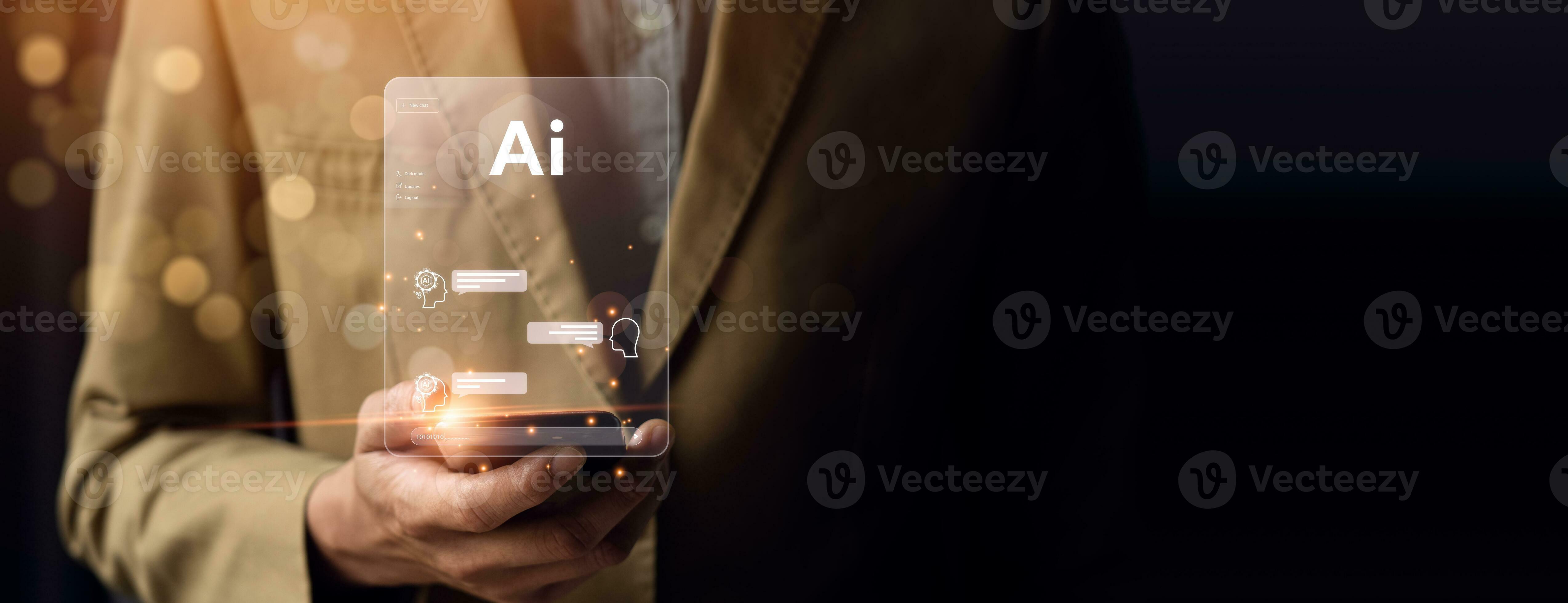 business people using artificial intelligence Automation, Predictive ...