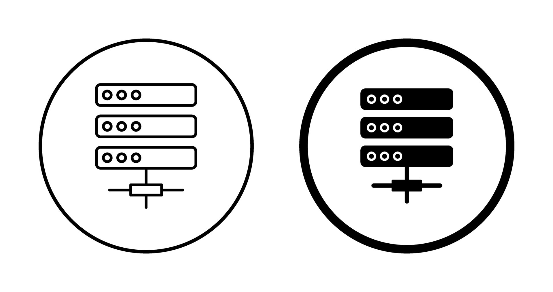 Server Vector Icon 24885496 Vector Art At Vecteezy