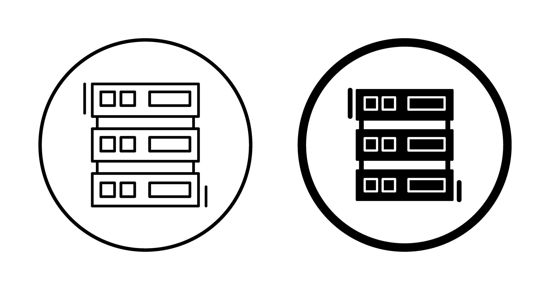 Server Vector Icon 24886812 Vector Art At Vecteezy