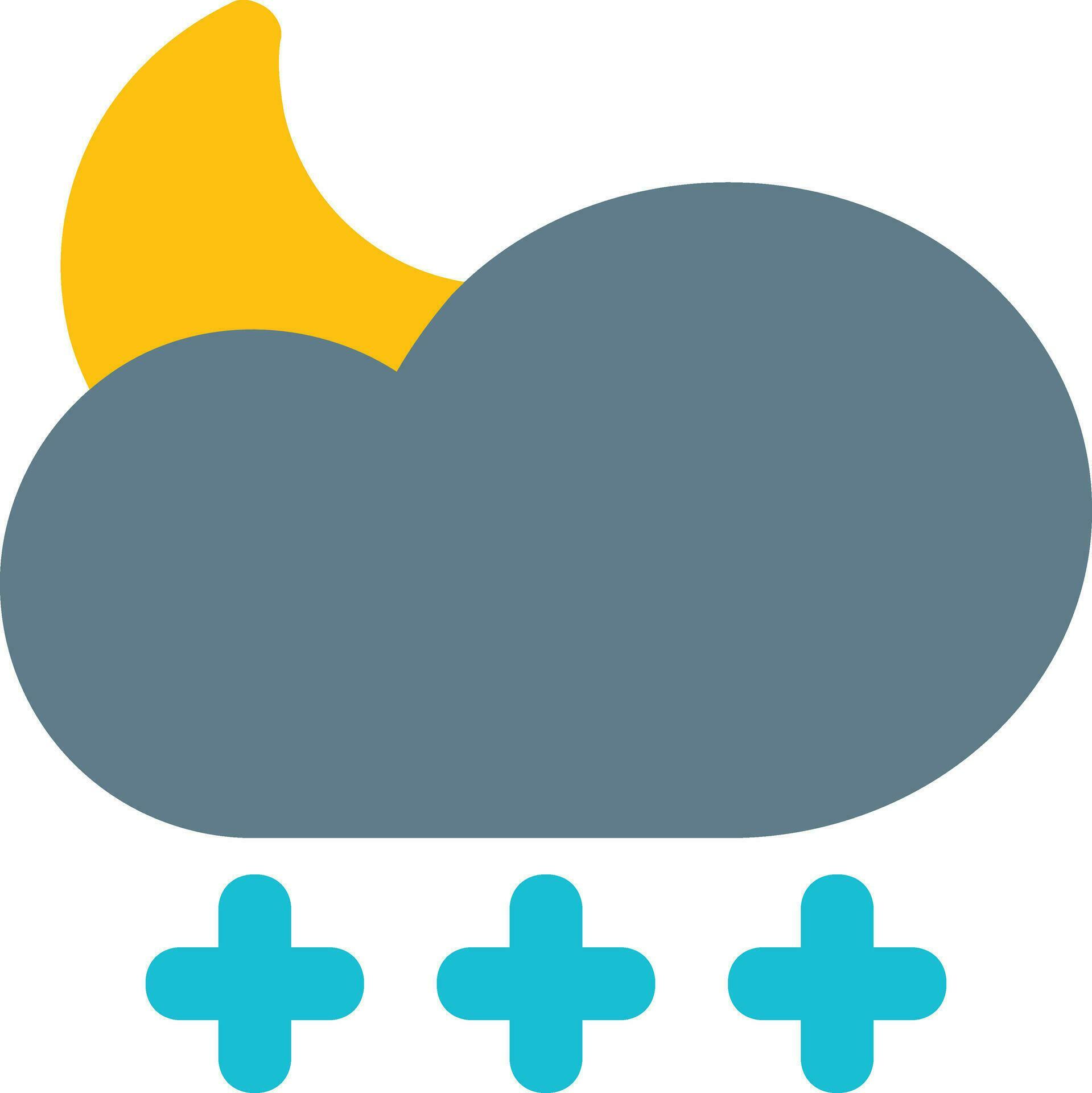 cloud night forecast 24887952 Vector Art at Vecteezy