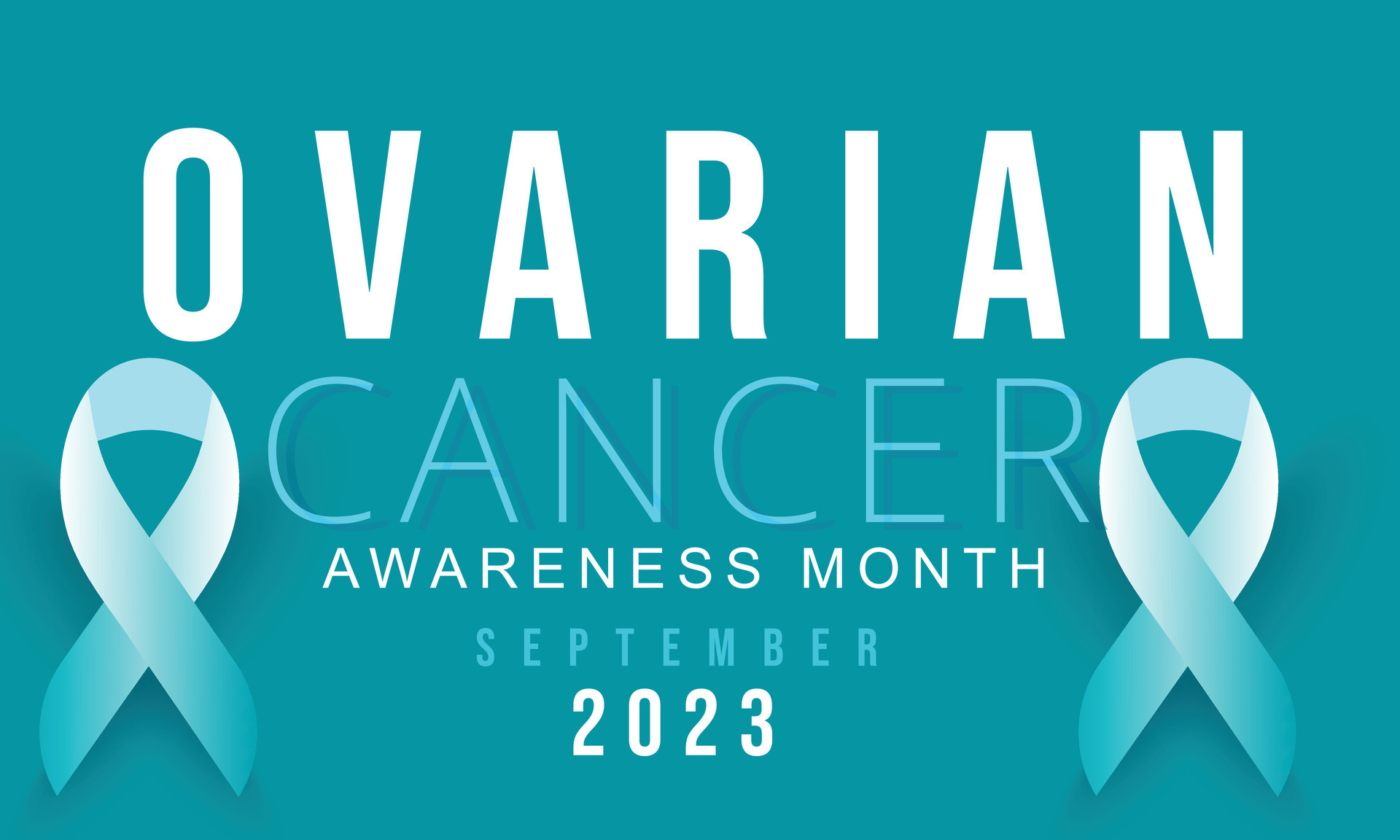 Ovarian Cancer Awareness Month Background Banner Card Poster Template Vector Illustration
