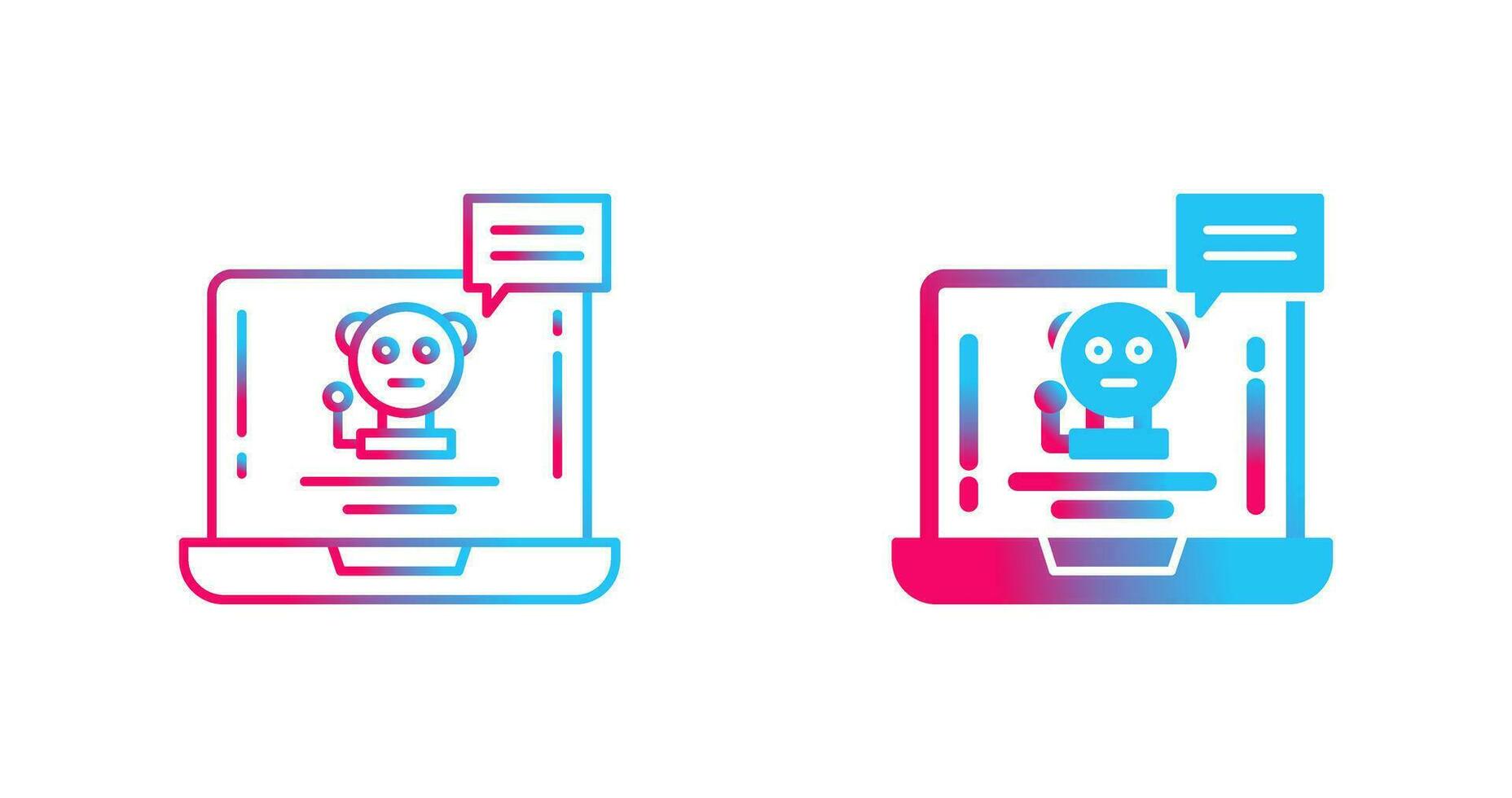 icono de vector de bot de chat 24894023 Vector en Vecteezy