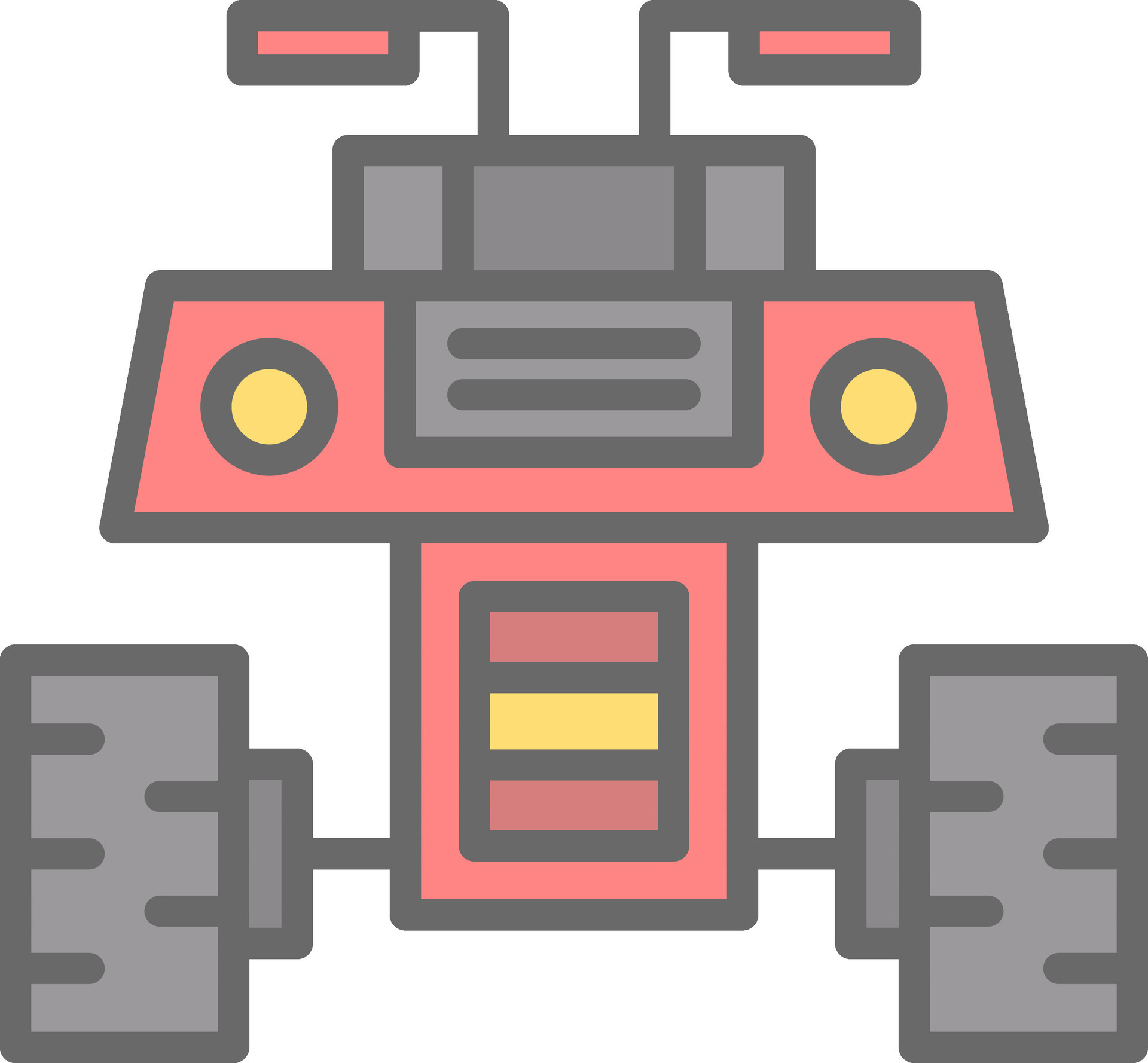 Quad Vector Icon Design 24895952 Vector Art At Vecteezy