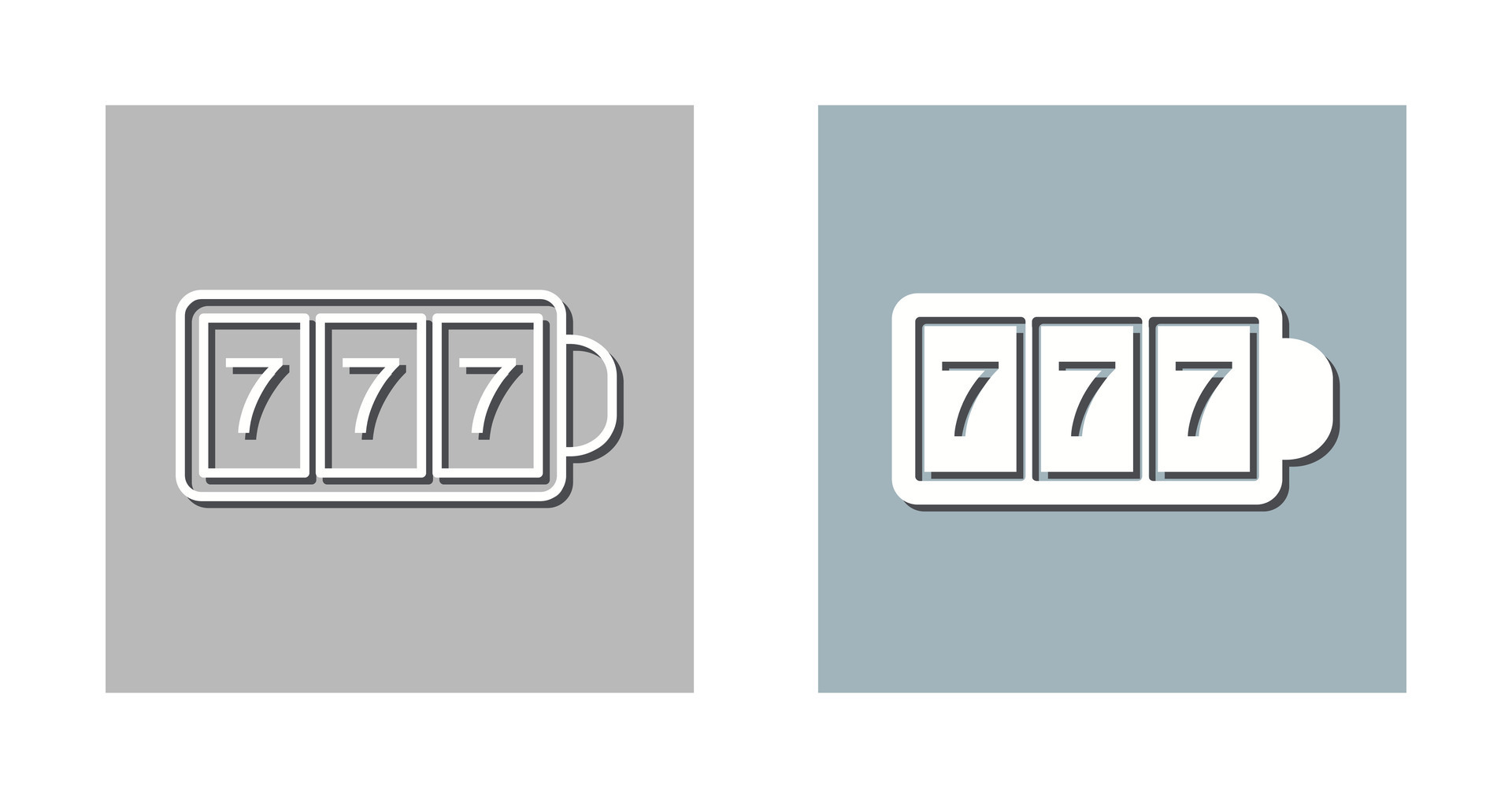 Slot Machine with Sevens Vector Icon 24902303 Vector Art at Vecteezy