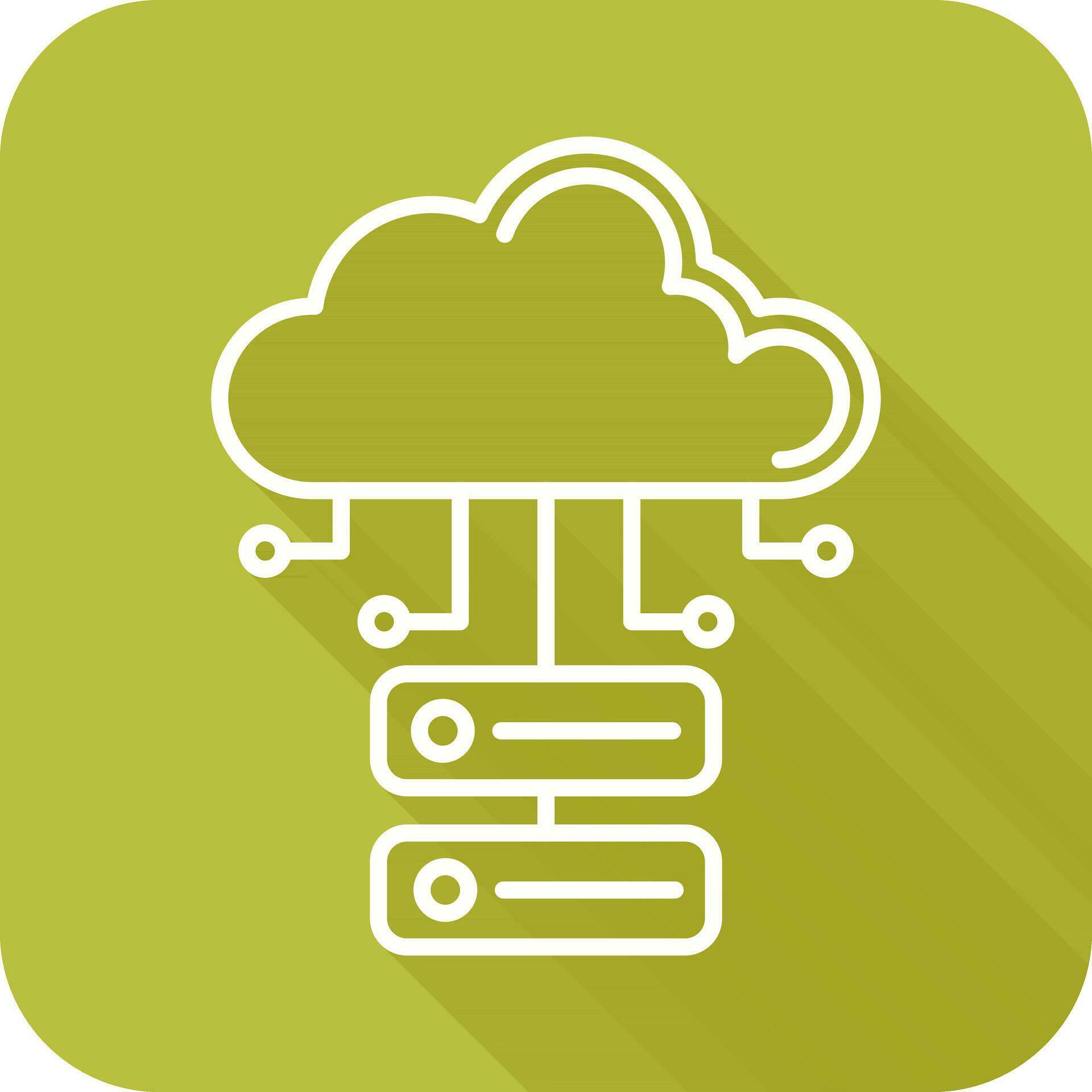 Cloud Database Vector Icon 24904245 Vector Art At Vecteezy