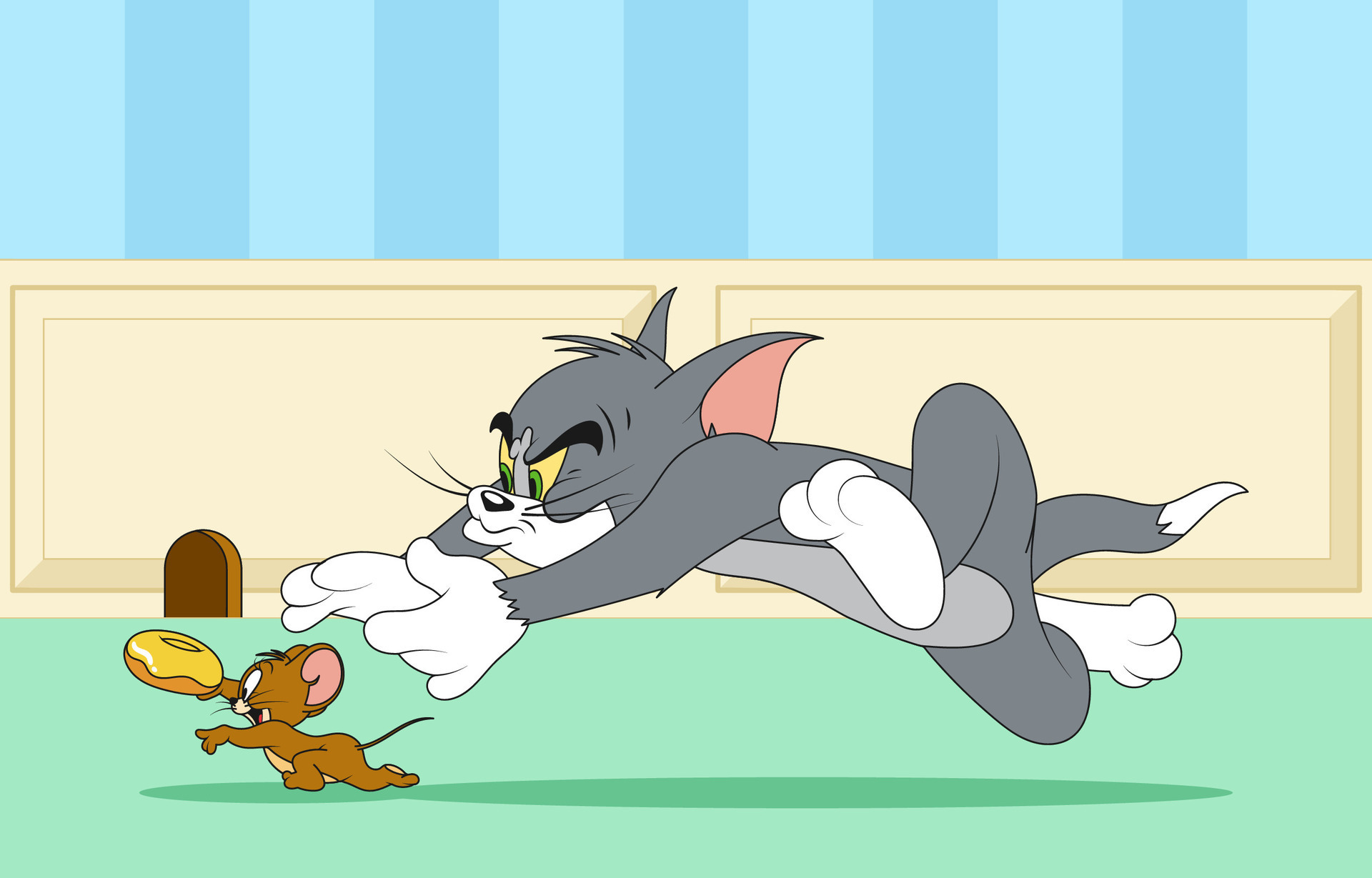 Cat Chasing Mouse Background 24906684 Vector Art at Vecteezy Cat Chasing Mouse Background 24906684 Vector Art at Vecteezy