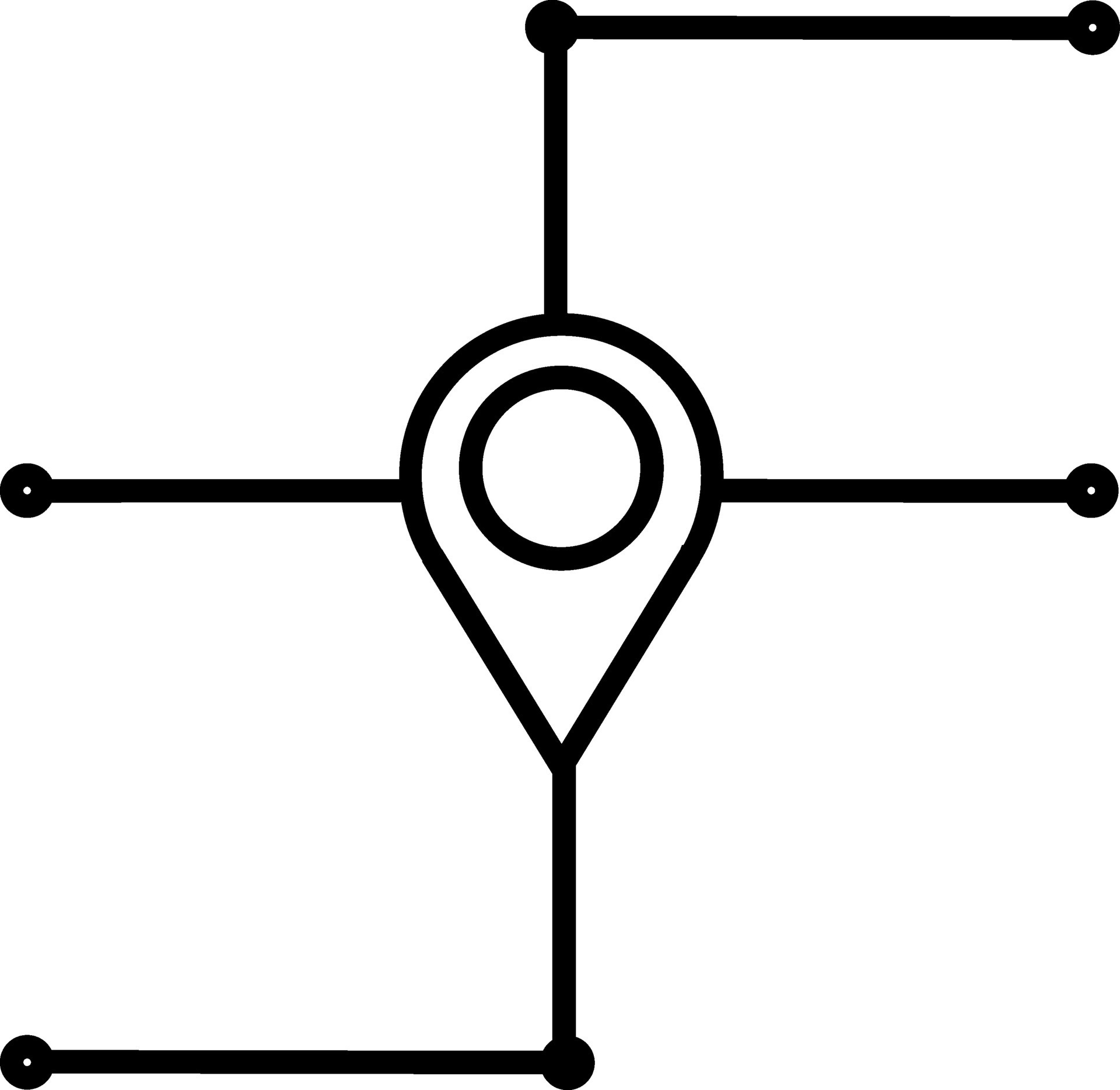 Map pointer directions icon. 24908422 Vector Art at Vecteezy