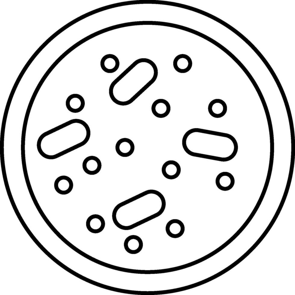 Black And White Bacteria In Flat Style 24910277 Vector Art At Vecteezy