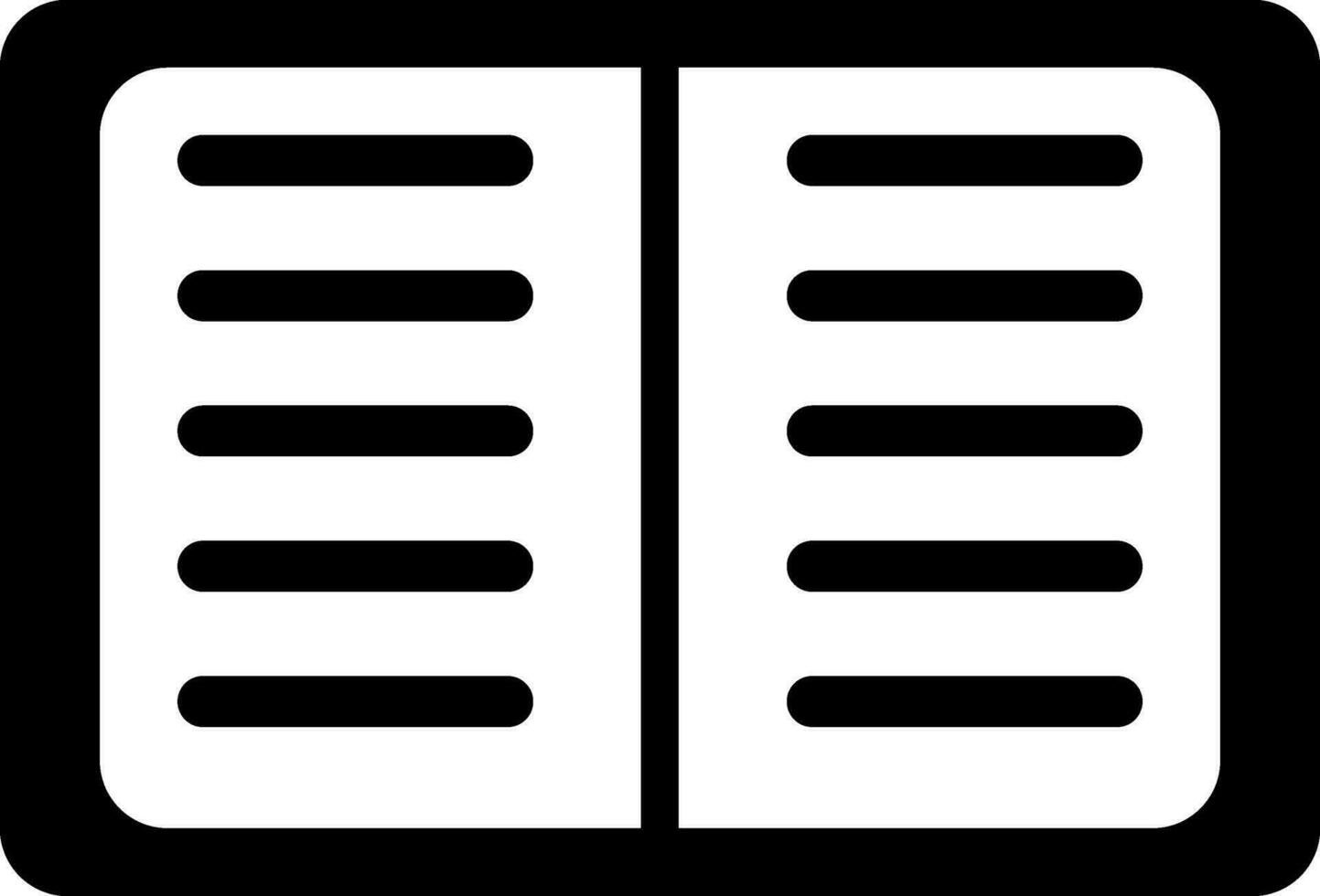 Isolated icon of open notebook. 24910694 Vector Art at Vecteezy