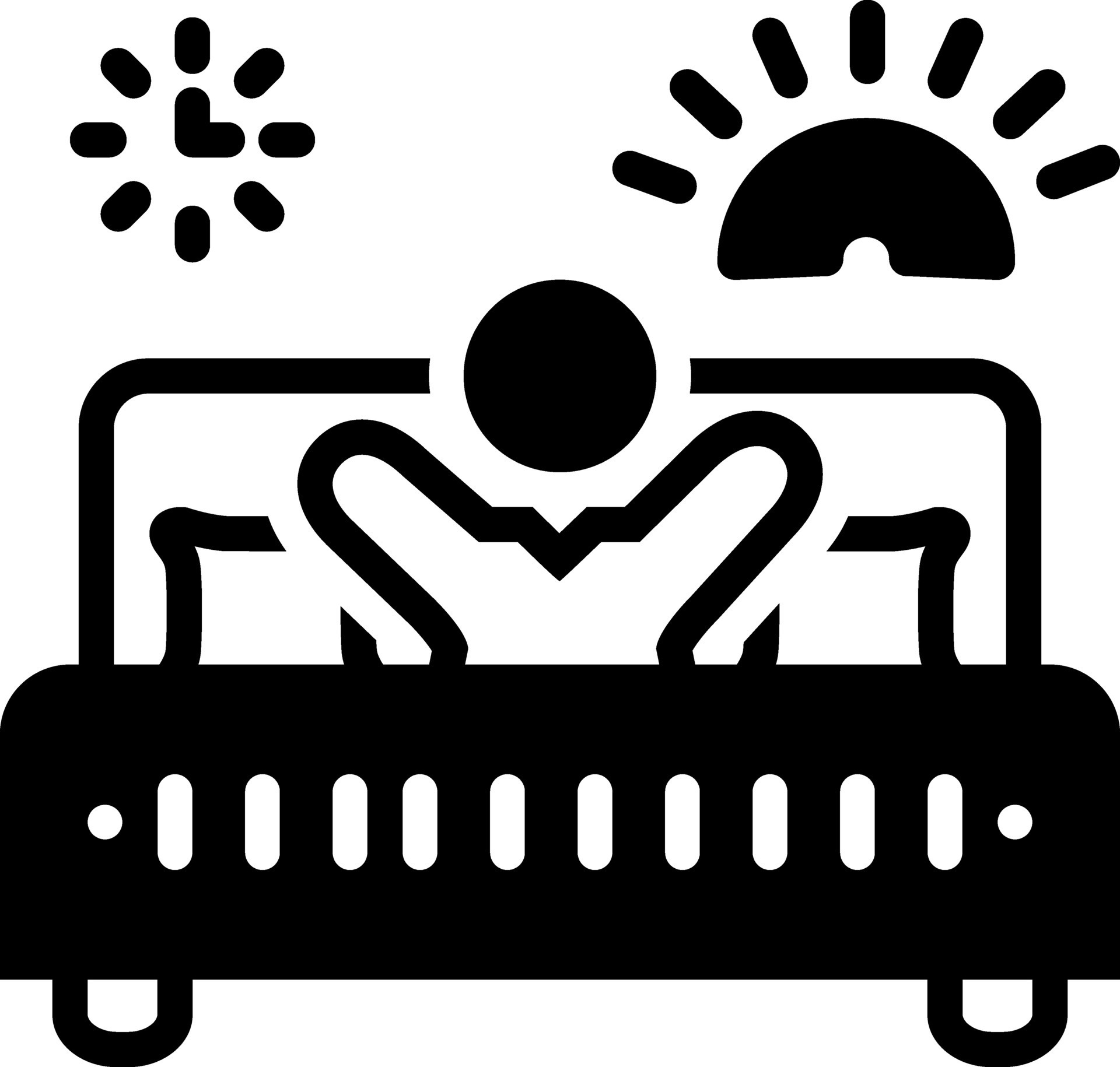 solid icon for awake 24921053 Vector Art at Vecteezy