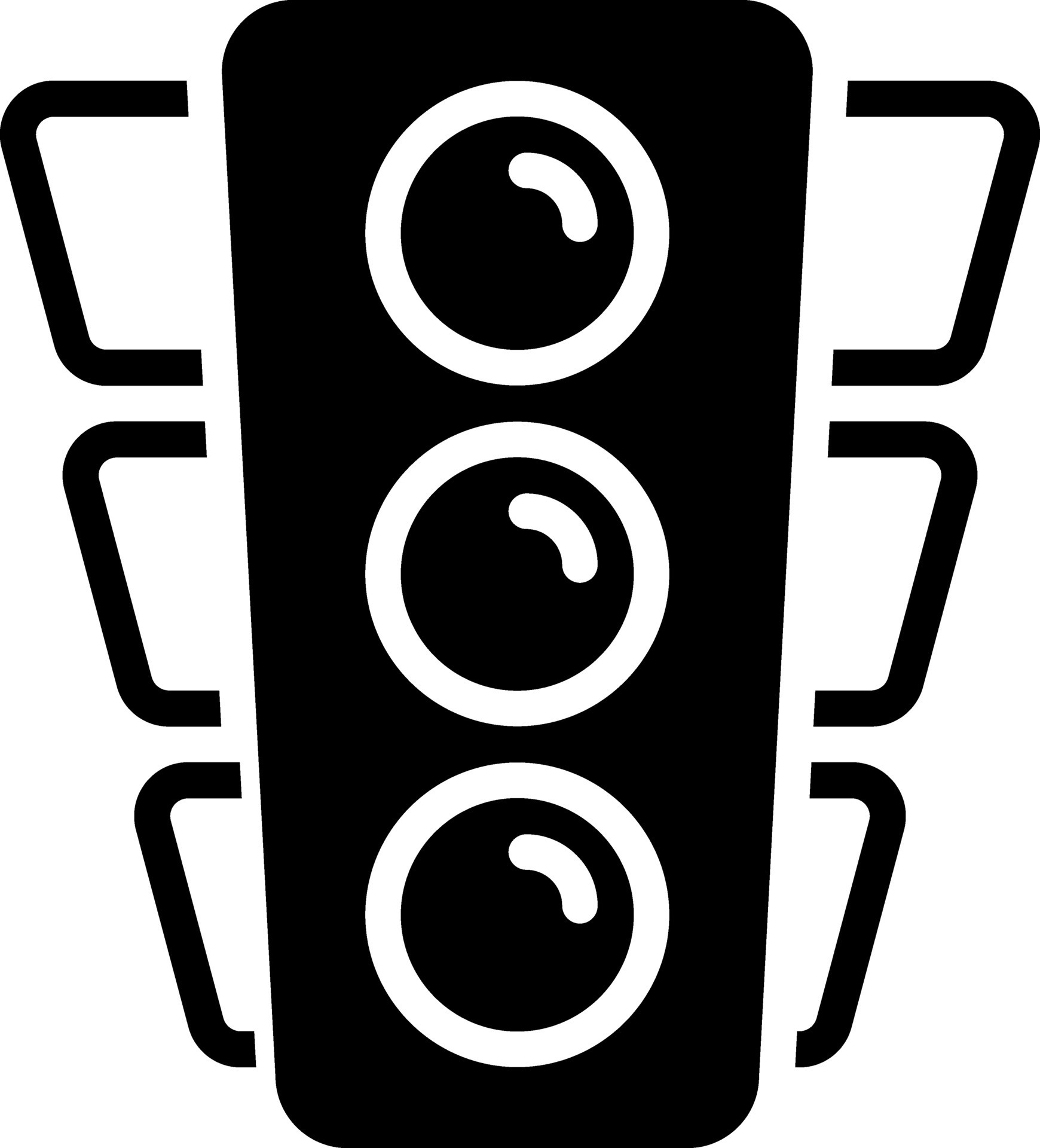 solid icon for traffic light 24921092 Vector Art at Vecteezy