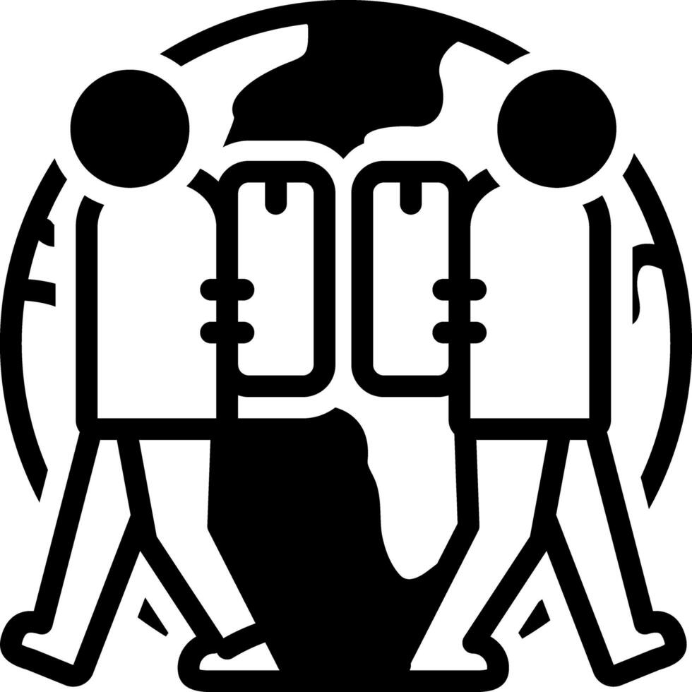 solid icon for expat 24921121 Vector Art at Vecteezy