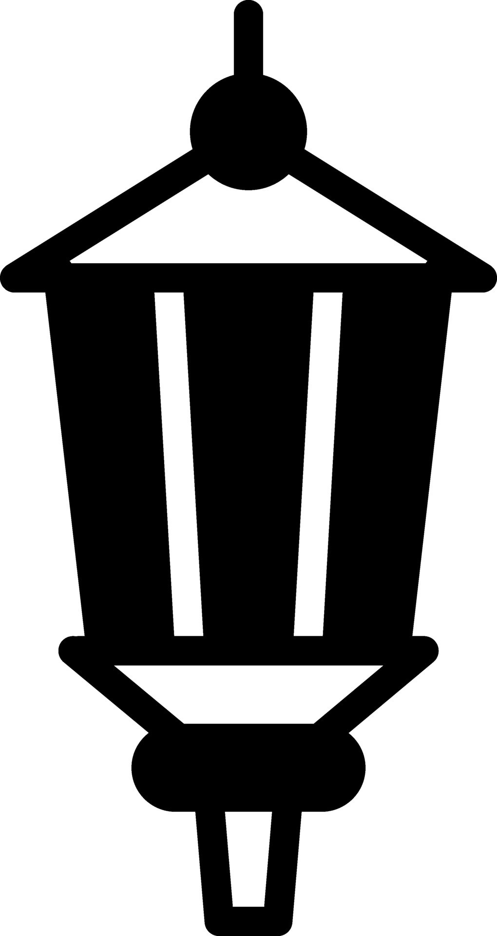 solid icon for lamp post 24921124 Vector Art at Vecteezy