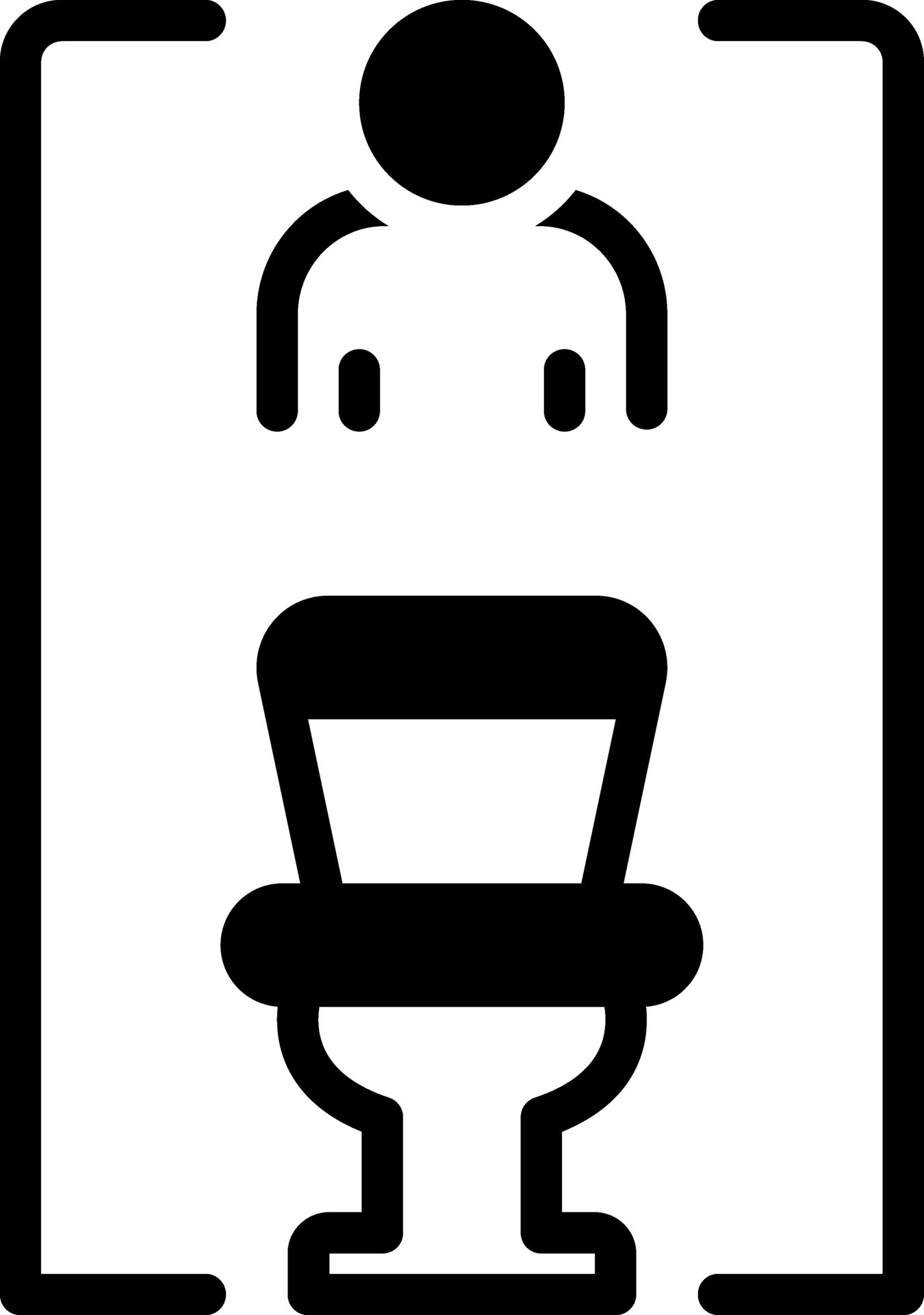 solid icon for restroom 24921127 Vector Art at Vecteezy