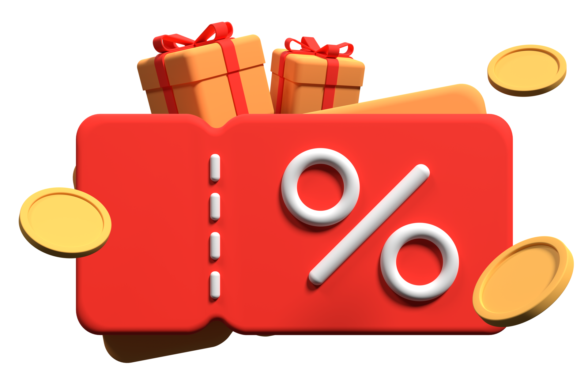 3d Coupons With Gifts Coupon With Gift Box And A Percentage Sign Sale 3d-coupons-with-gifts-coupon-with-gift-box-and-a-percentage-sign-sale
