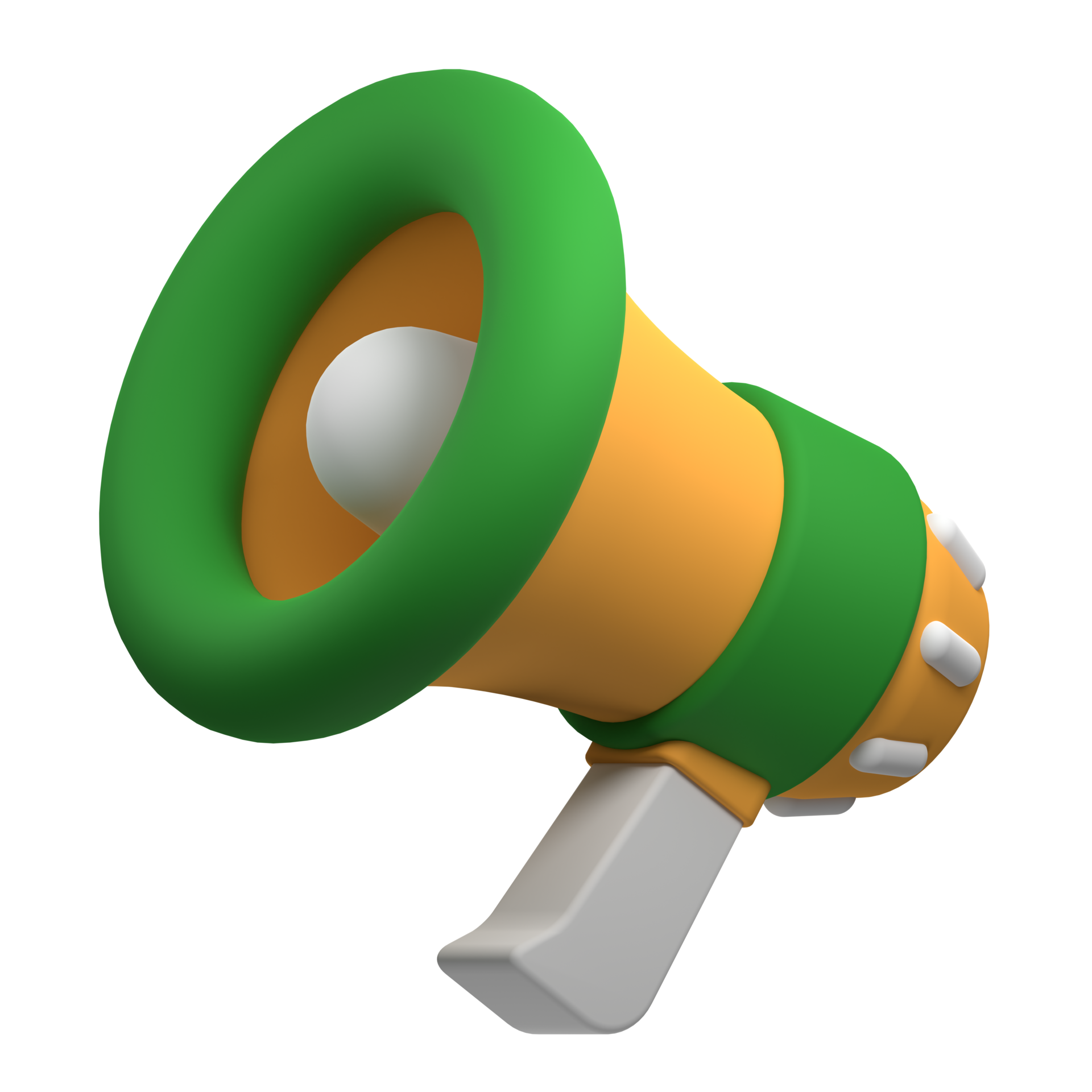 Megaphone 3d render icon illustration. Gramophone icon. 3d render of ... Megaphone 3d render icon illustration. Gramophone icon. 3d render of ...