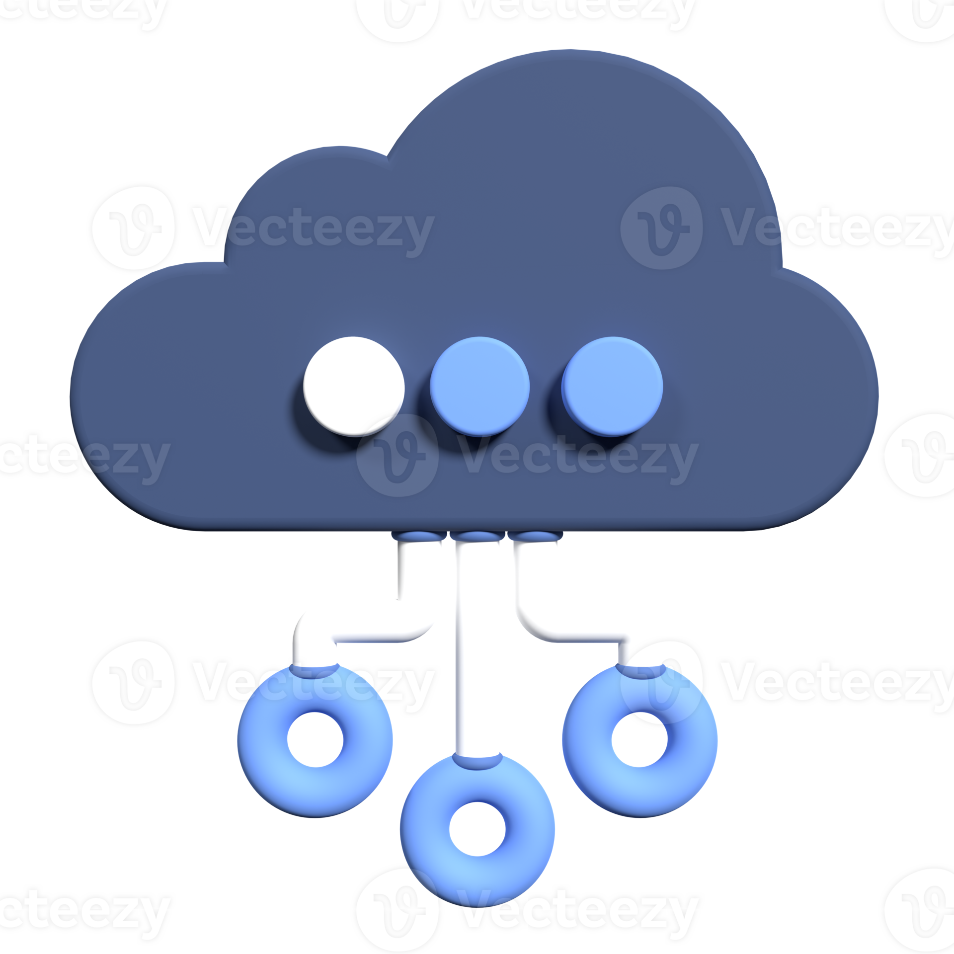 3d Cloud Computing Technology Cloud Storage Technology And Online Data