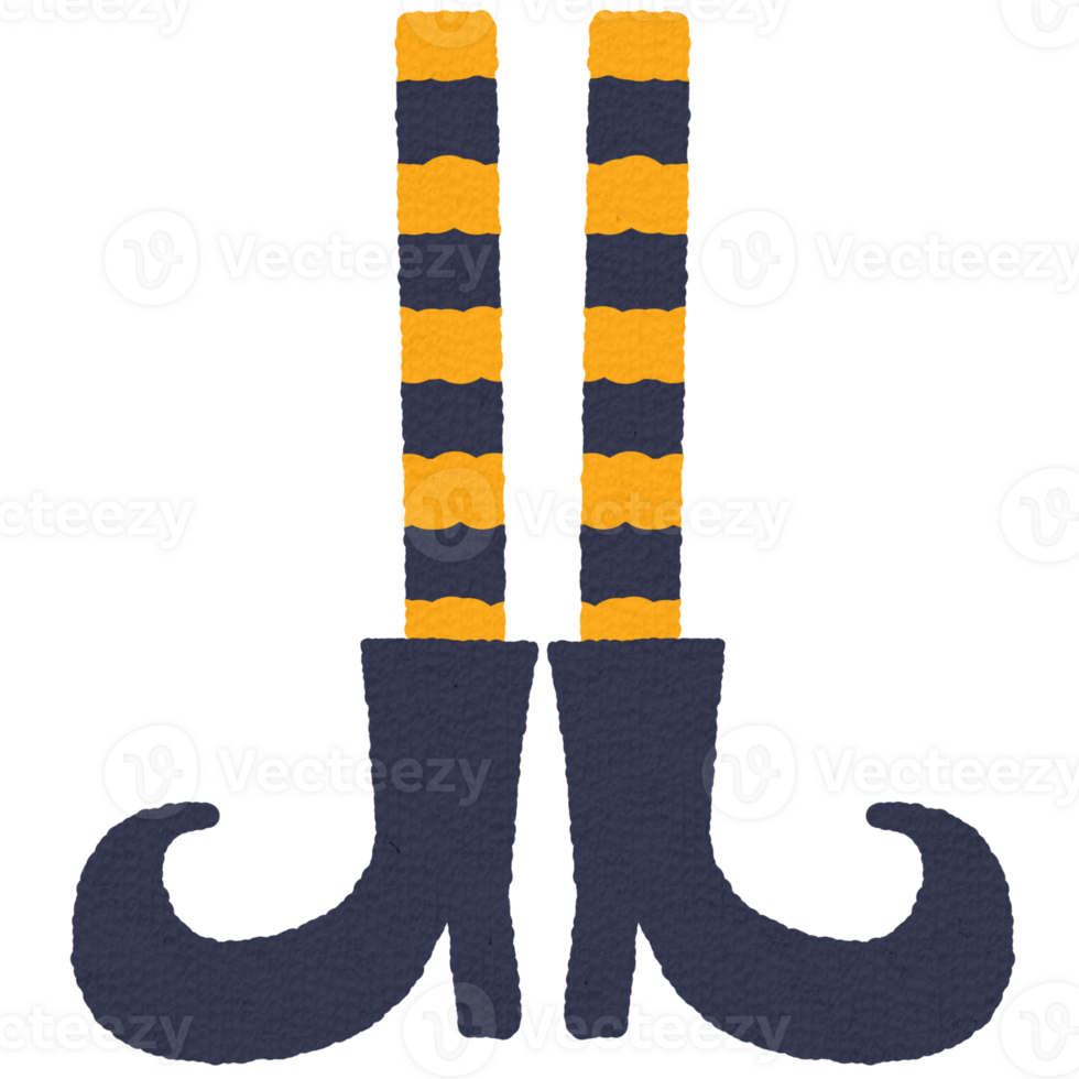 Cute Halloween witch legs 24922450 PNG