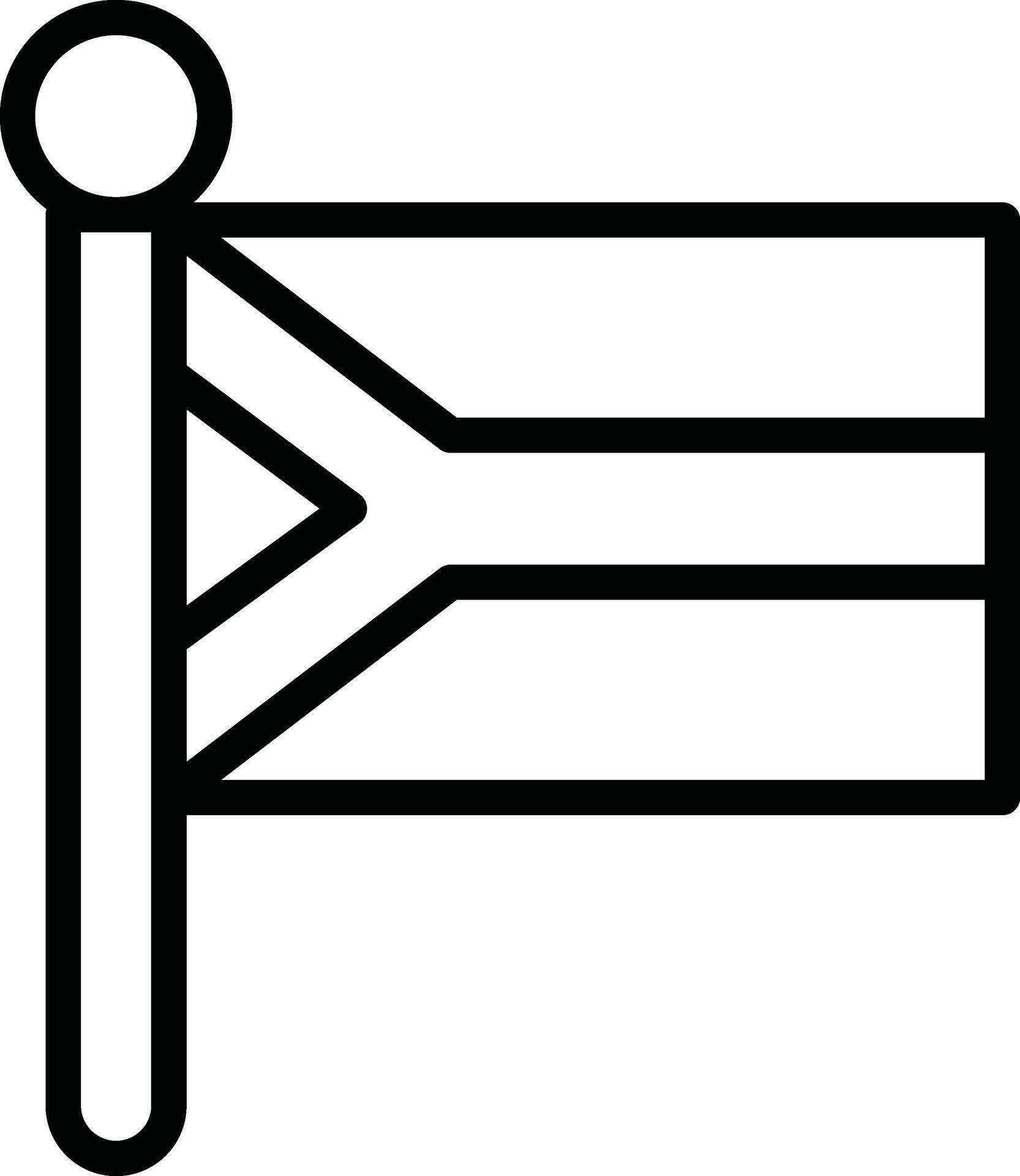 South Africa Flag Icon In Line Art 24926000 Vector Art At Vecteezy