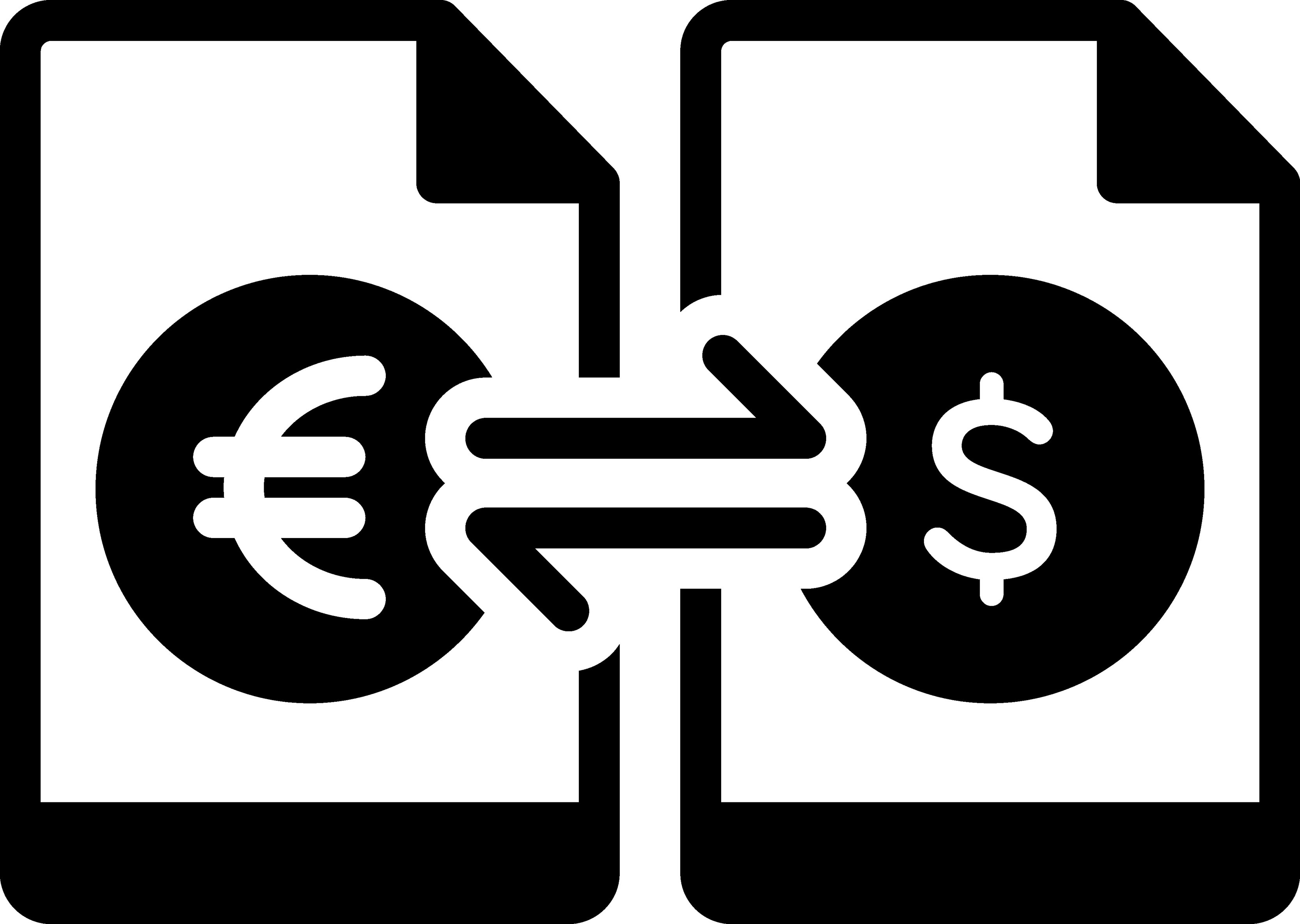 solid icon for exchange 24930374 Vector Art at Vecteezy