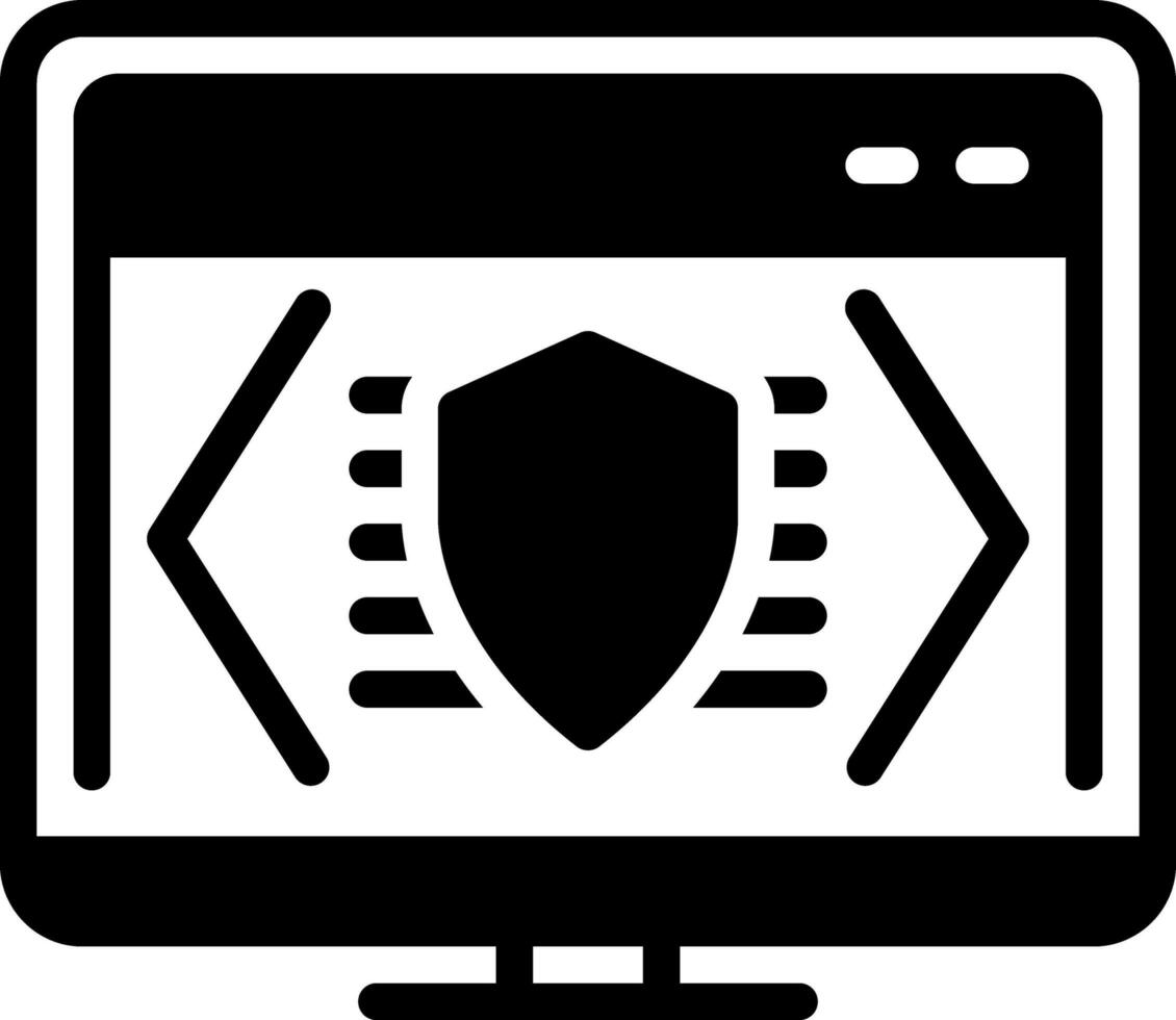 solid icon for html 24930378 Vector Art at Vecteezy