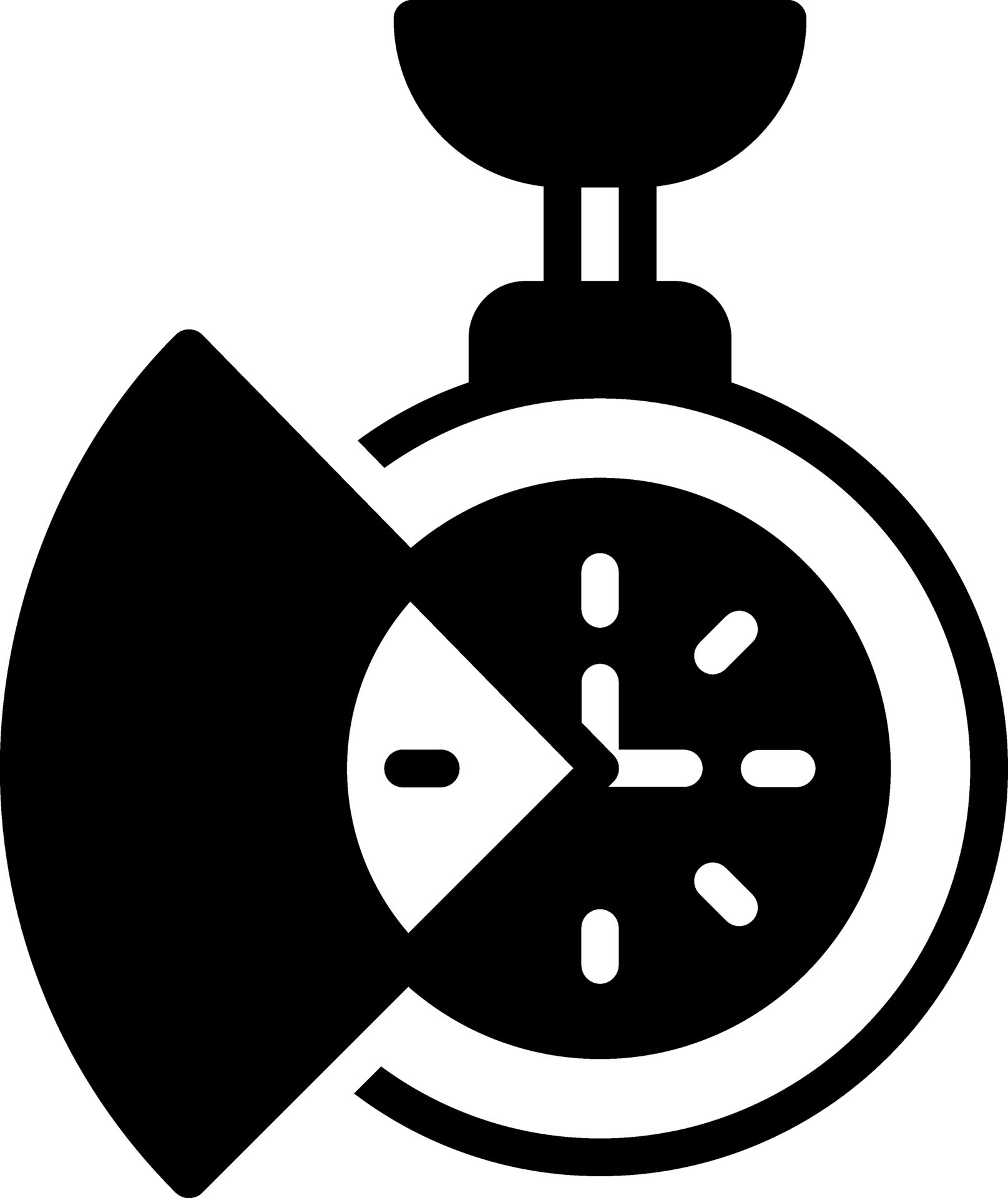 solid icon for time saving 24930427 Vector Art at Vecteezy