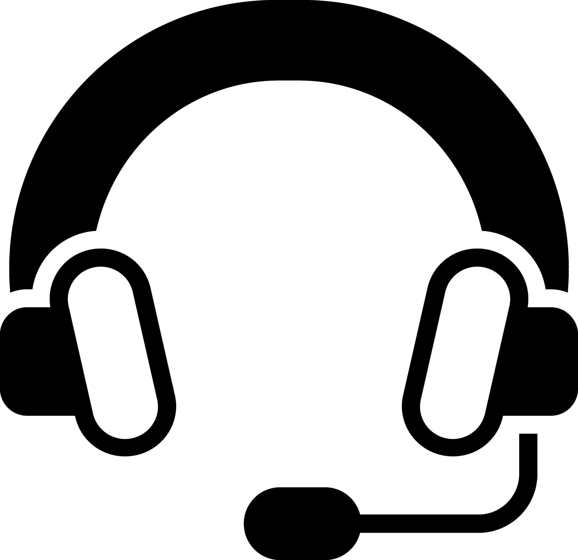 solid icon for headset 24930435 Vector Art at Vecteezy