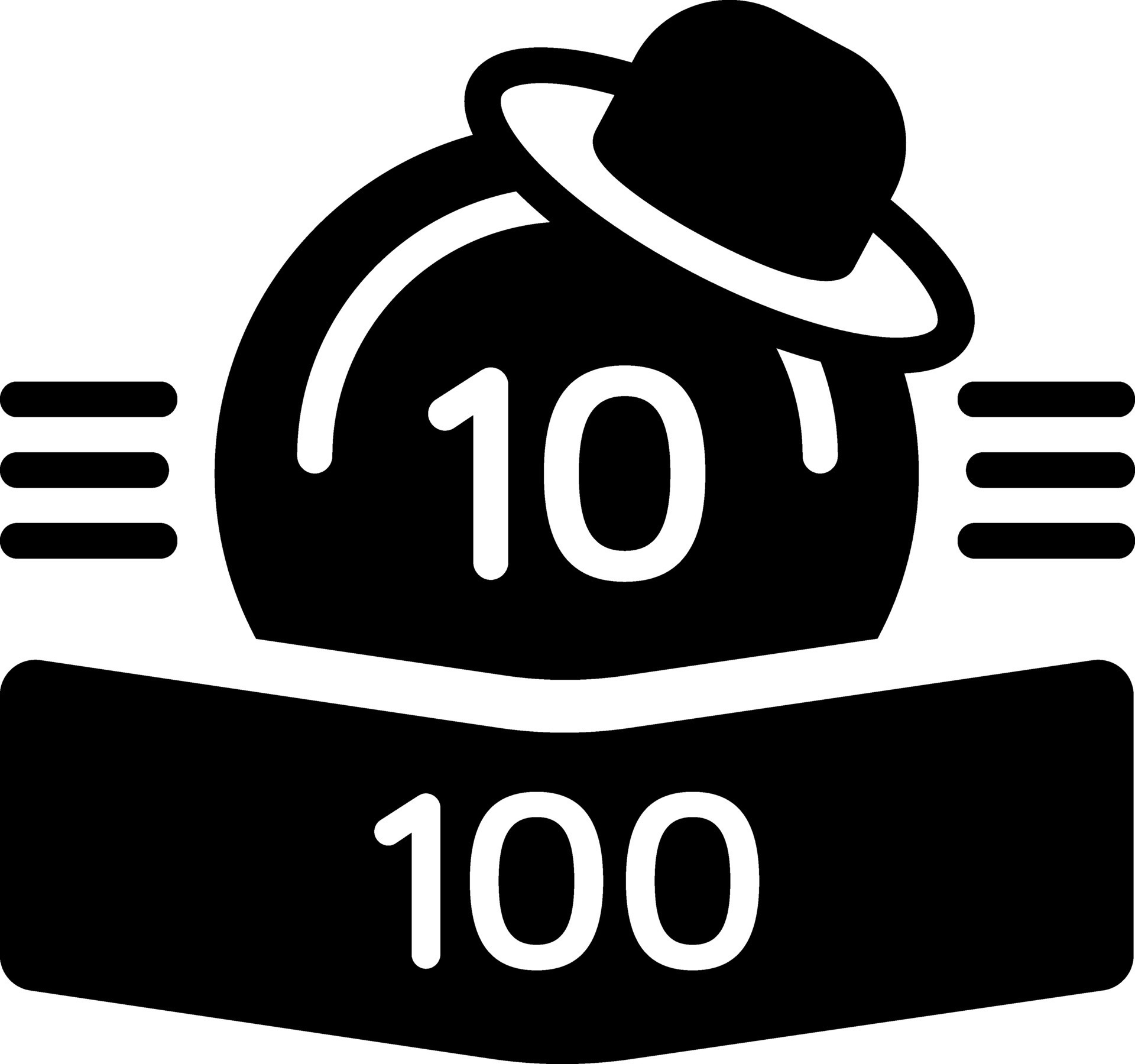 solid icon for points 24930480 Vector Art at Vecteezy