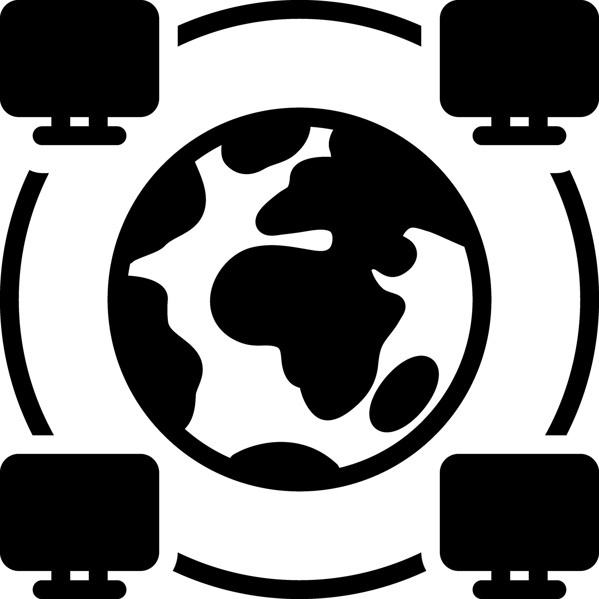 solid icon for extranet 24930517 Vector Art at Vecteezy