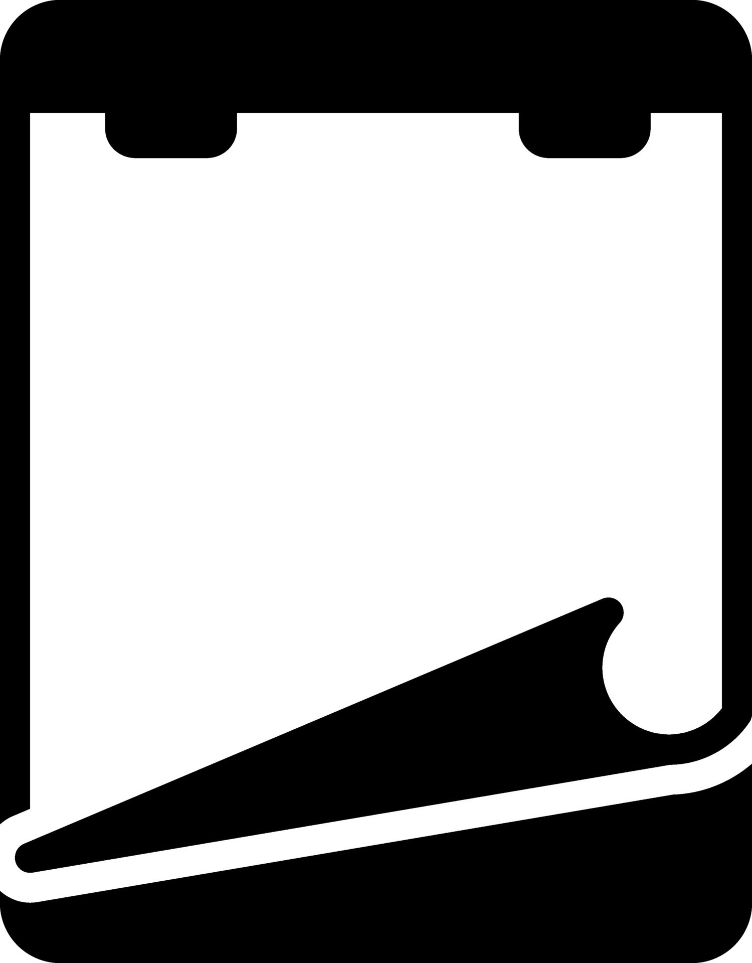 solid icon for note 24930534 Vector Art at Vecteezy