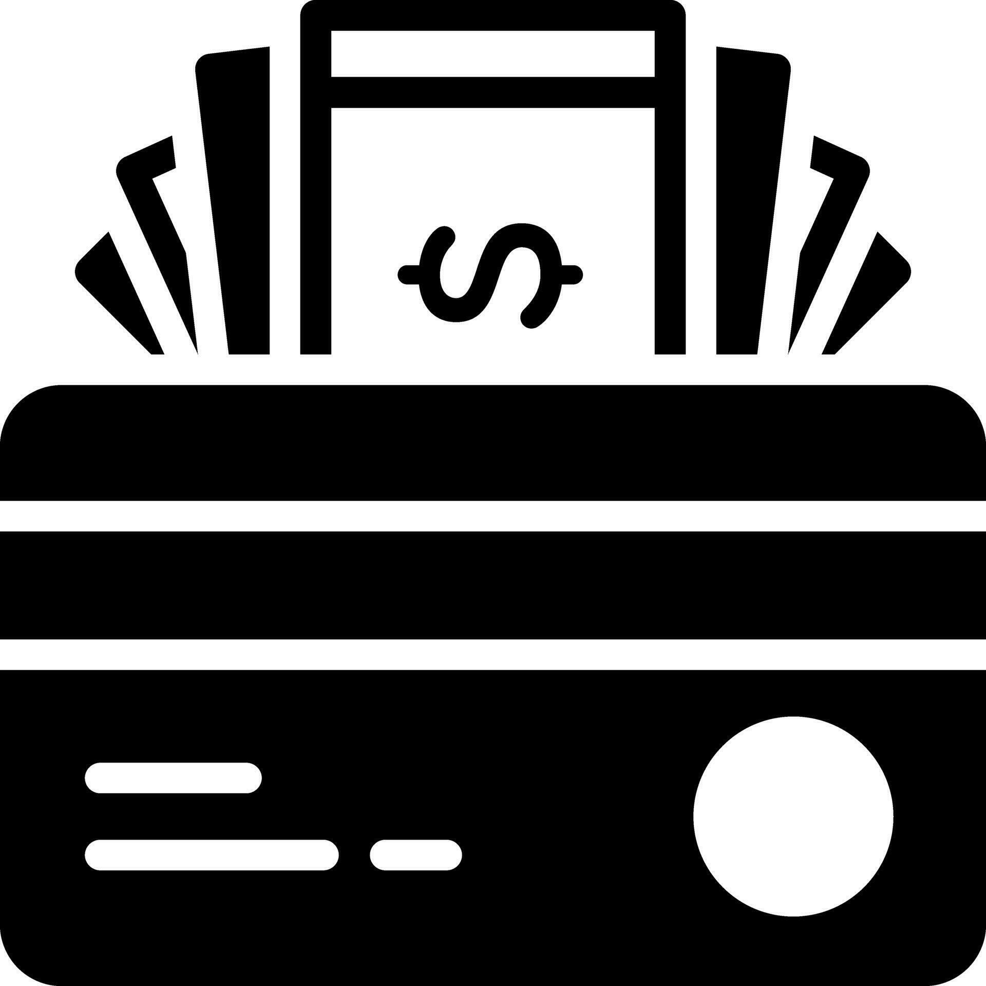 solid icon for credit 24930539 Vector Art at Vecteezy