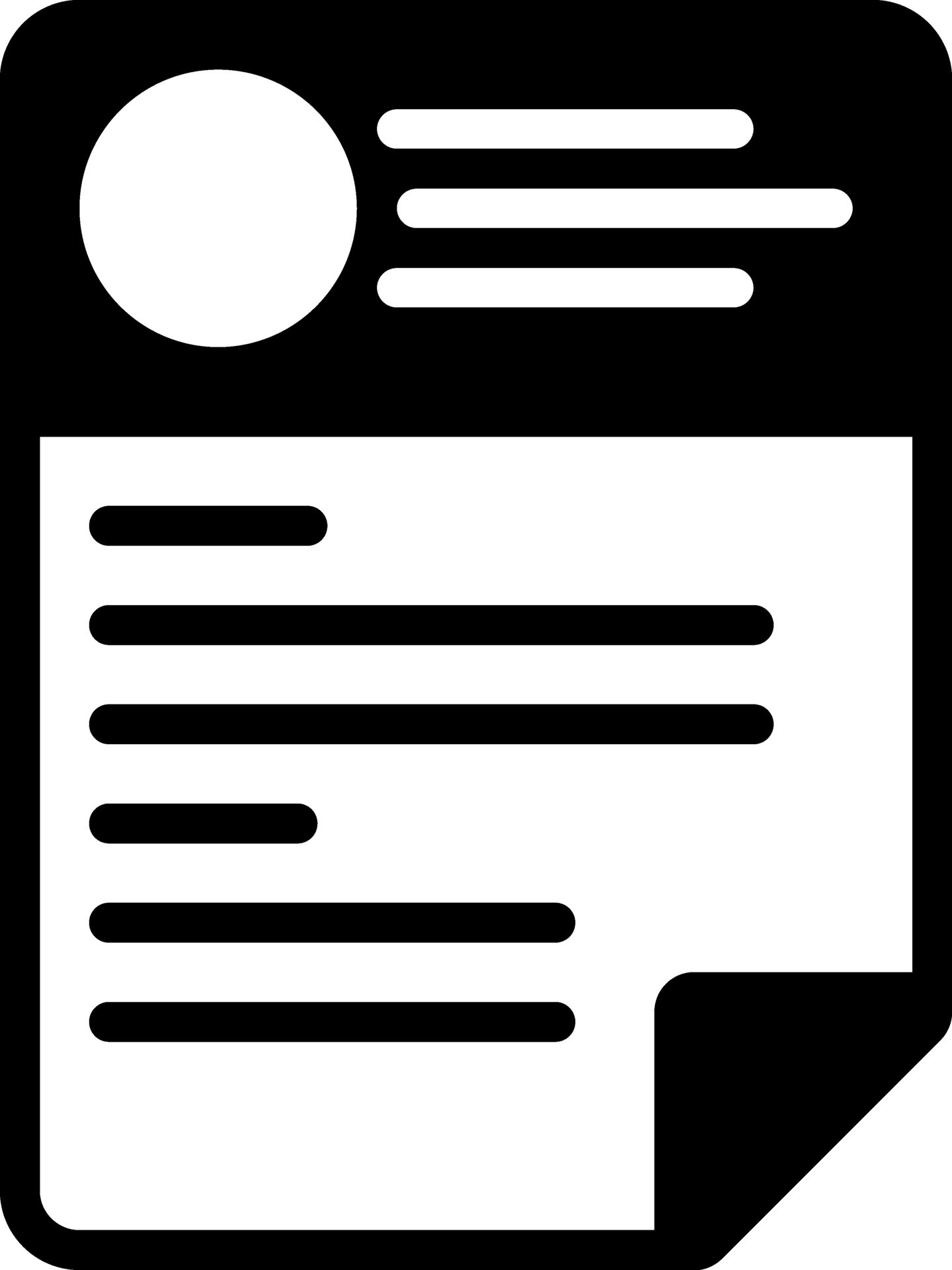 solid icon for cv 24930547 Vector Art at Vecteezy