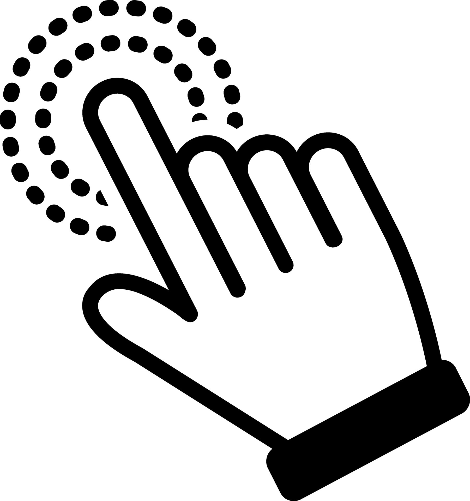 solid icon for hand cursor 24930613 Vector Art at Vecteezy