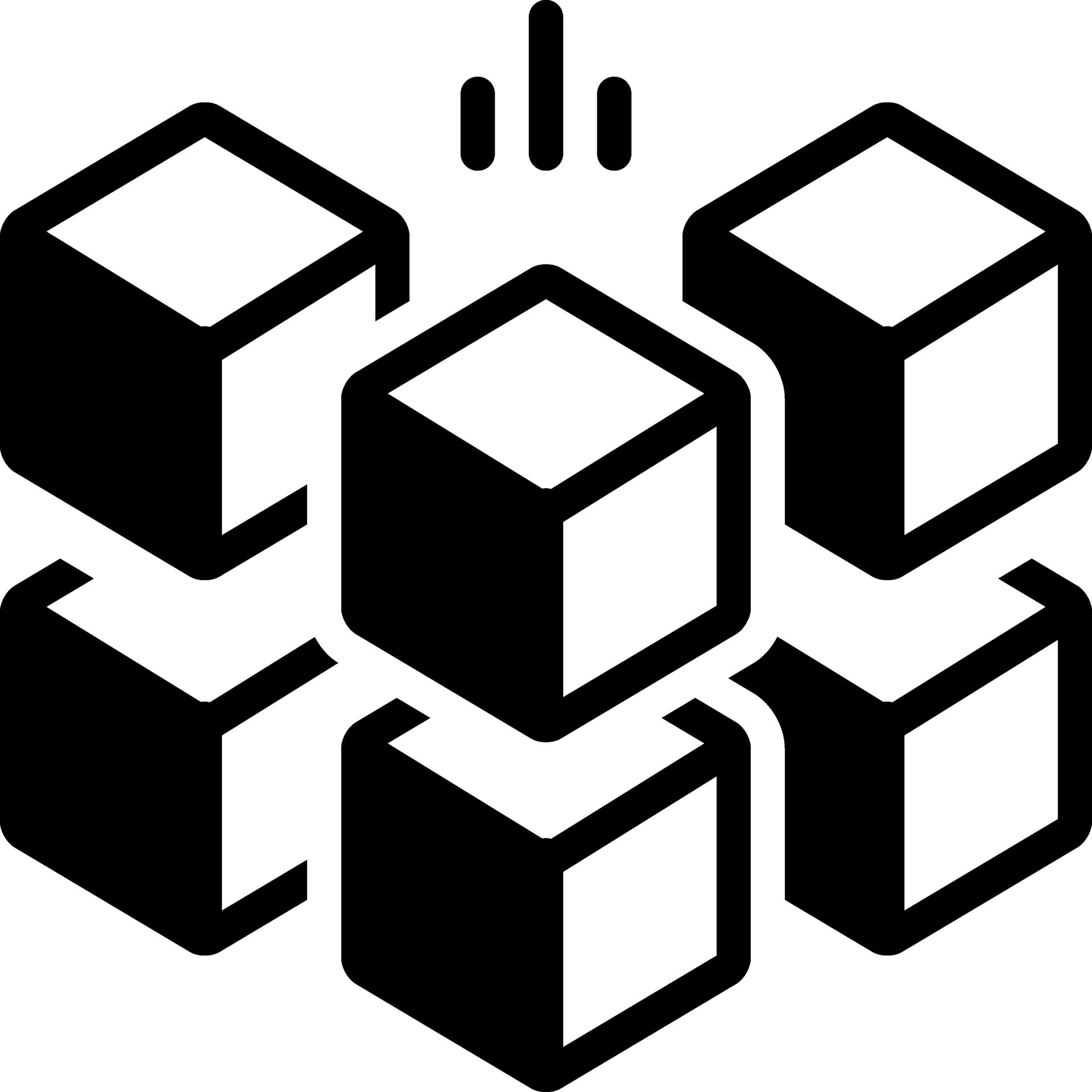 solid icon for cubed 24930615 Vector Art at Vecteezy