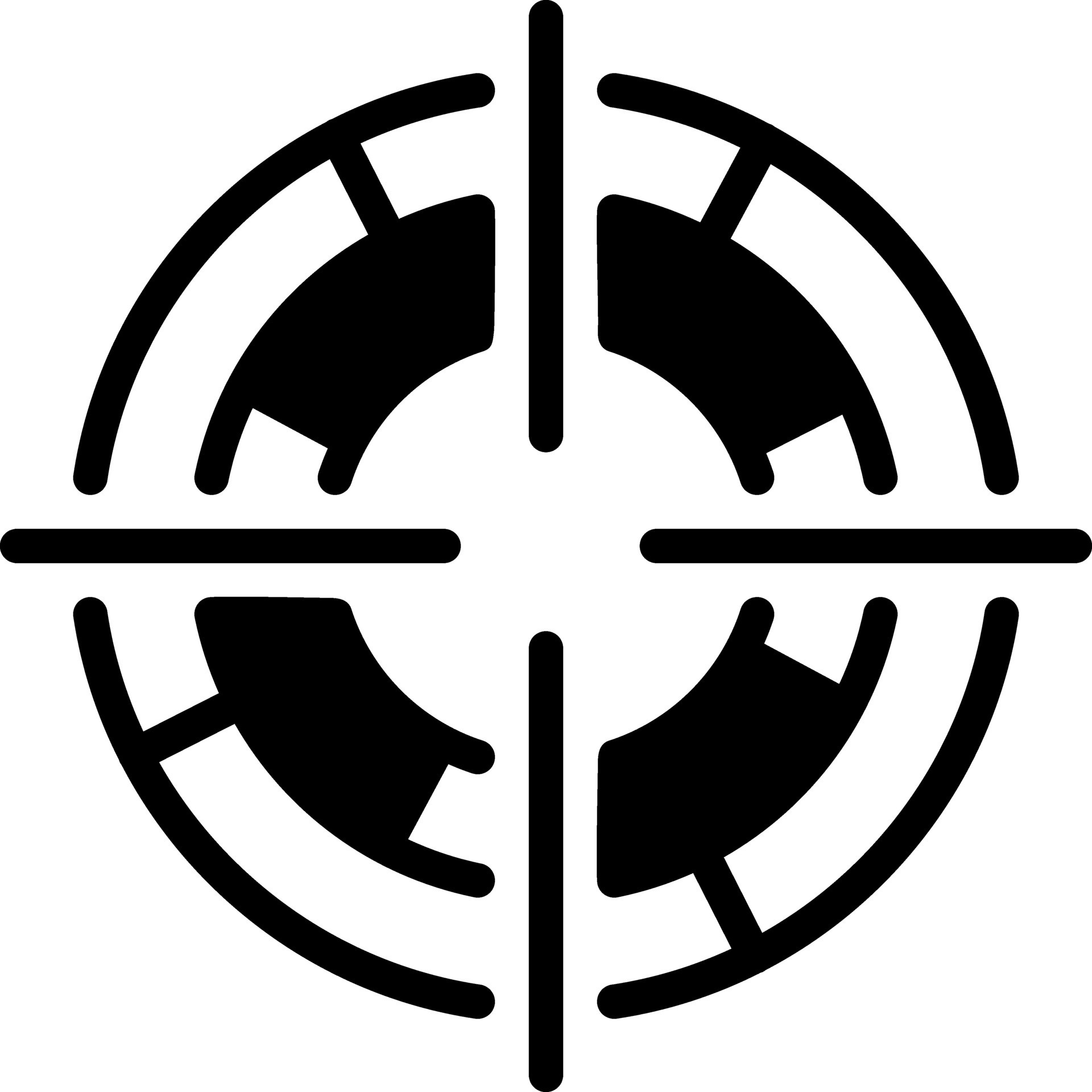 solid icon for focus 24930661 Vector Art at Vecteezy